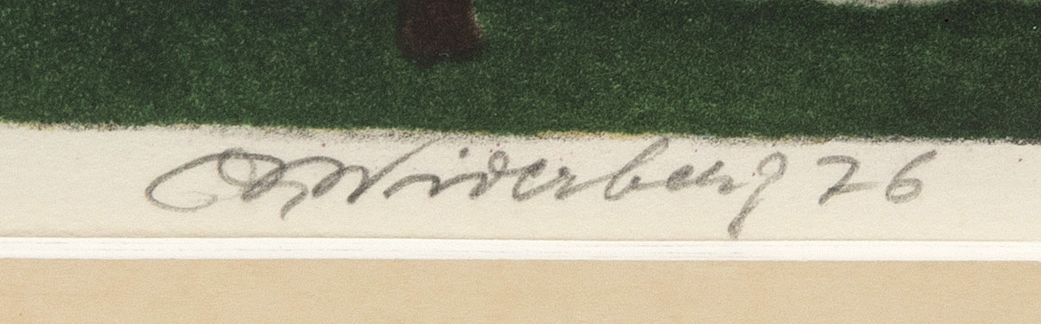 Arvid Widerberg, Parismotiv. - Bukowskis
