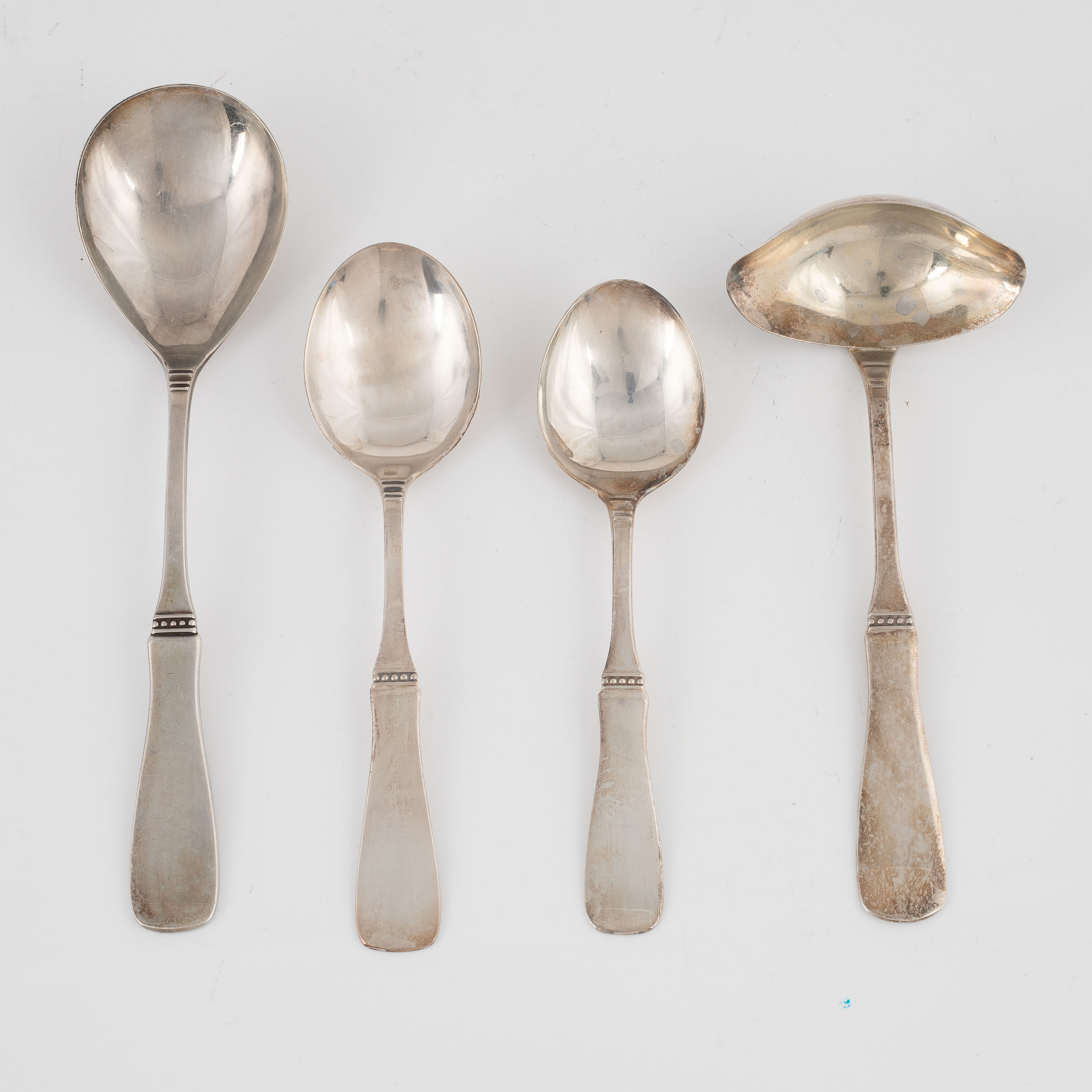 Eric Löfman, bestickservis, 80 delar, silver, modell "Uppsala", MGAB ...