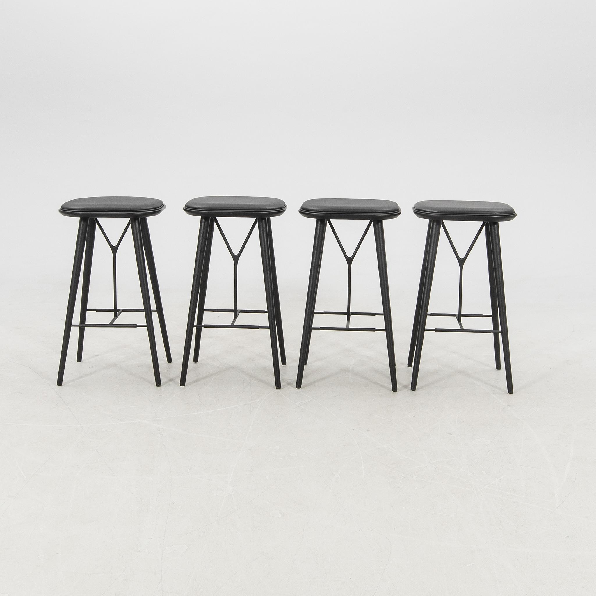 Space Copenhagen bar stools, set of 4 "Spine" by Fredericia, 2020s ...