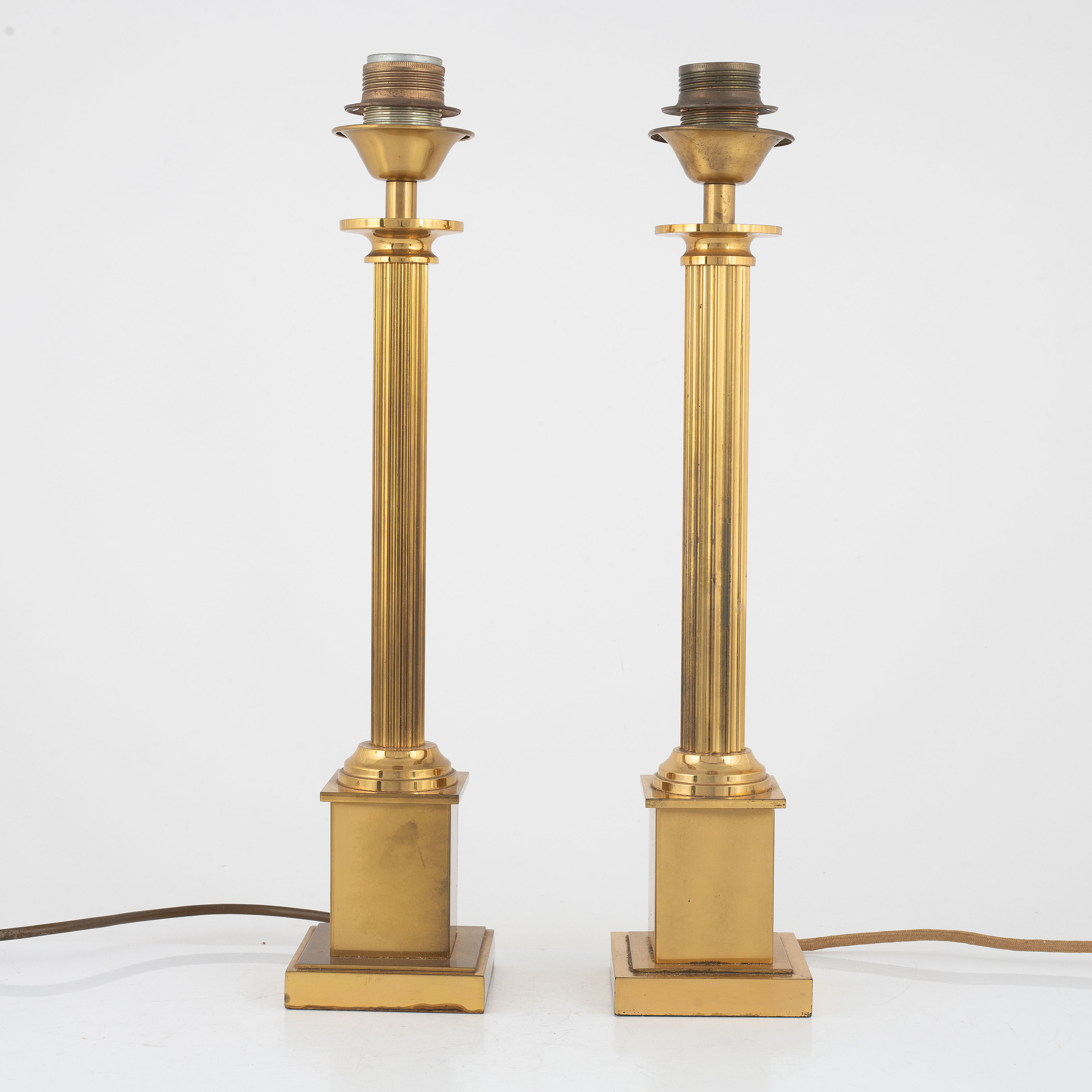 Bordslampor, ett par, 1900-talets andra hälft. - Bukowskis