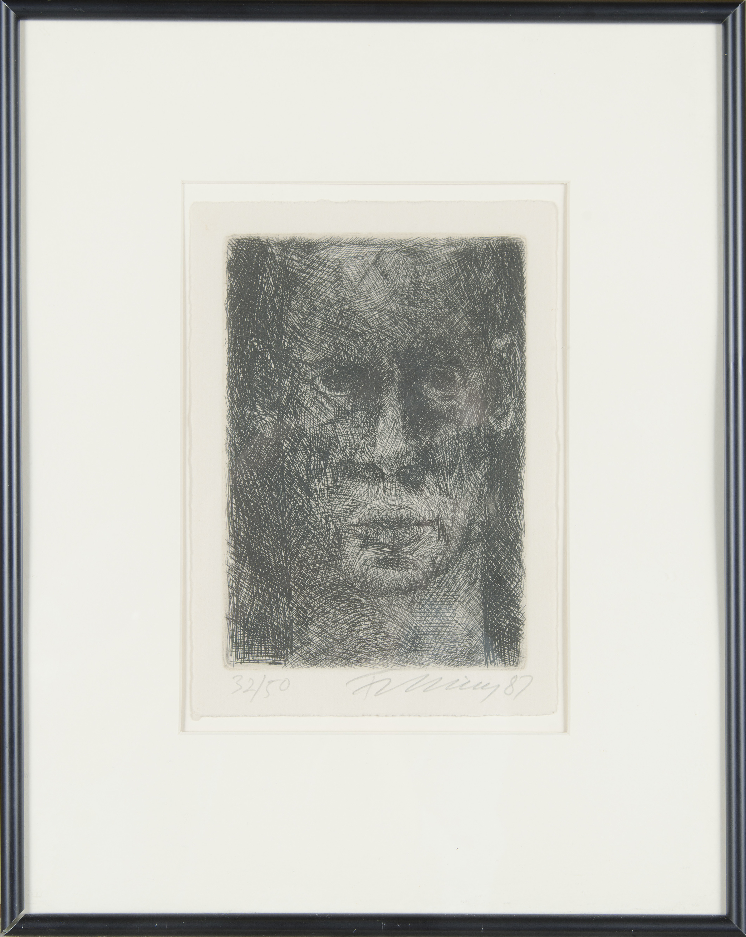 Rainer Fetting, Självporträtt. - Bukowskis