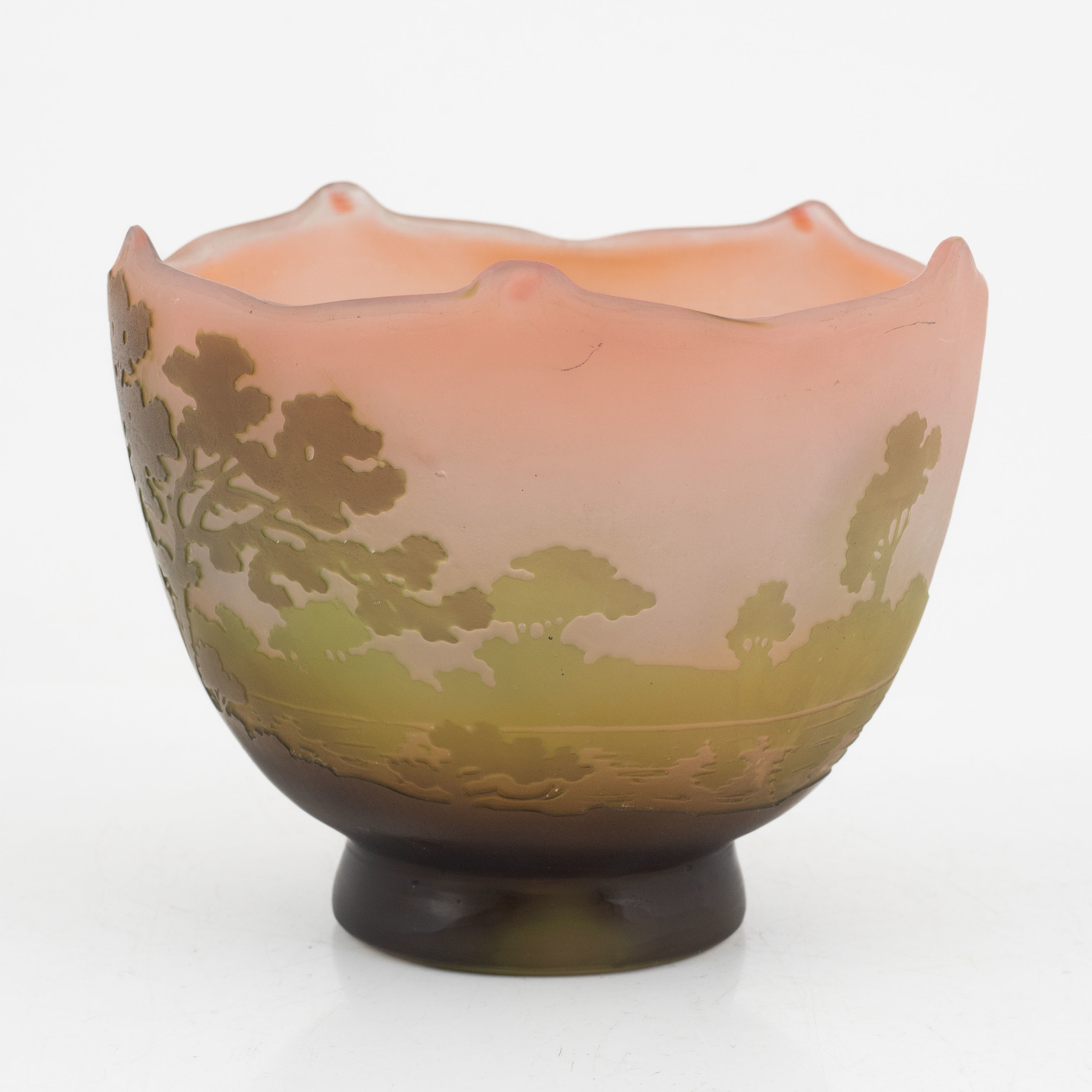 Emile Gallé, a cameo glass vase, Nancy, France, Art Nouveau. - Bukowskis