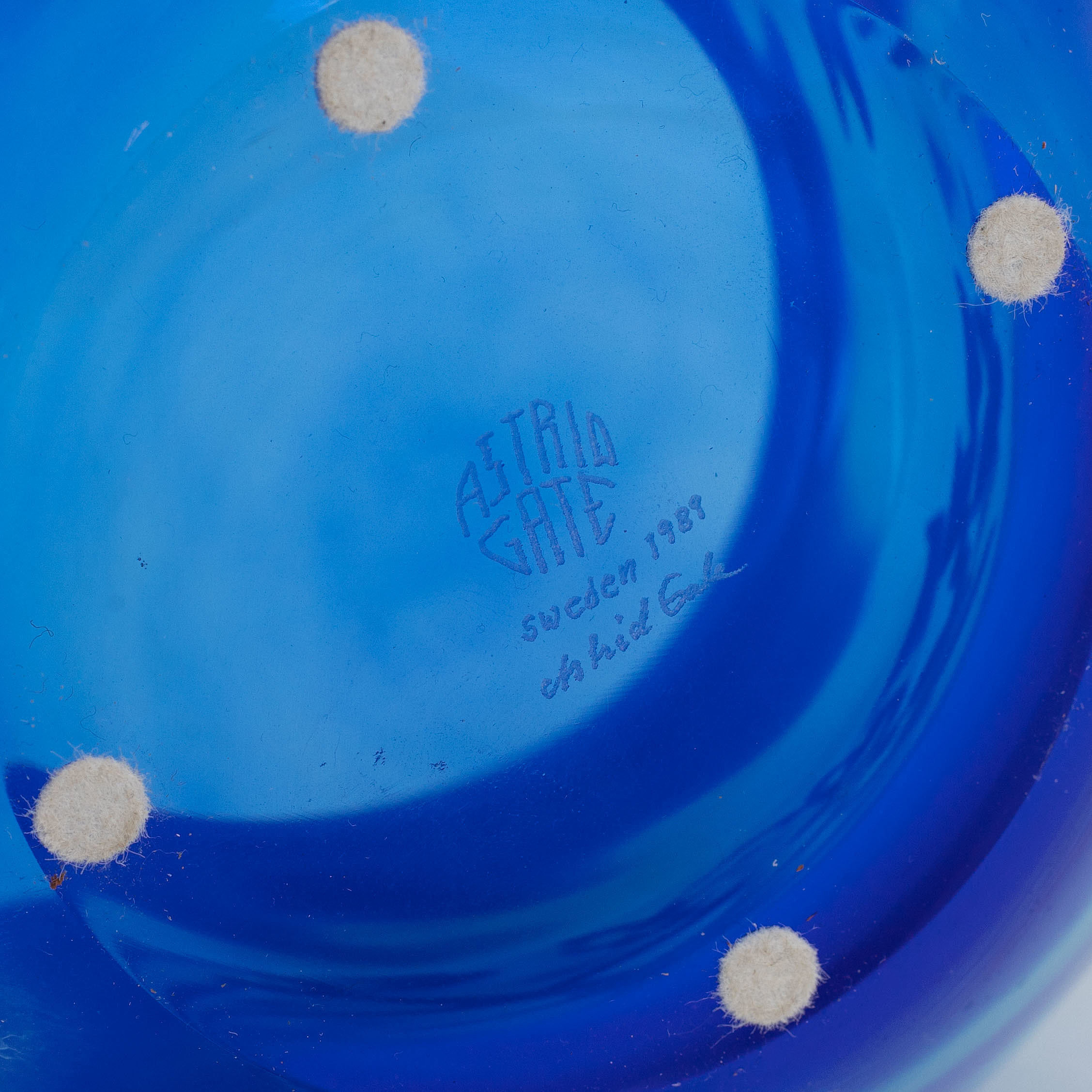 Astrid Gate, skål, glas. - Bukowskis