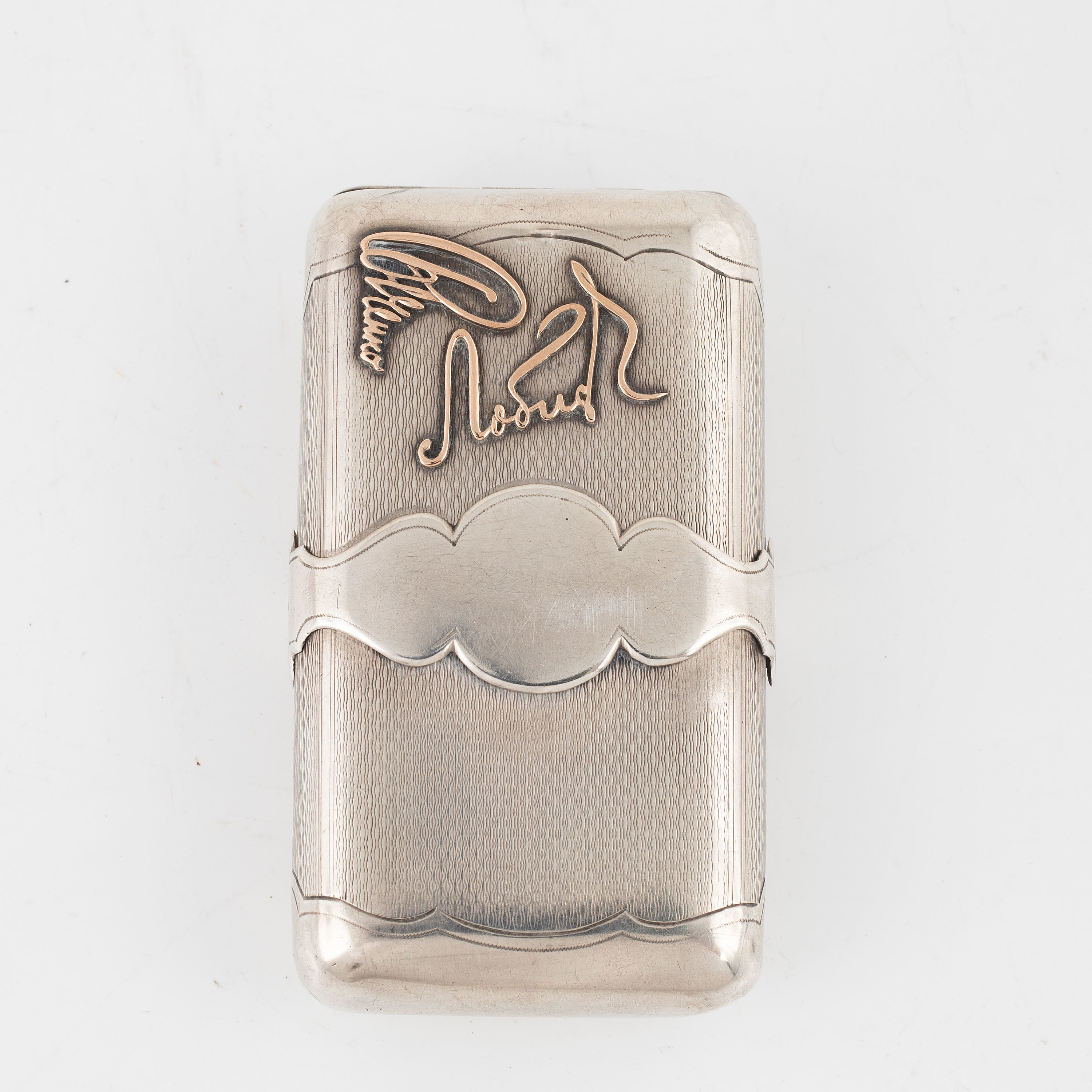 A Russian Silver Cigarette Case, St Petersburg after 1882. - Bukowskis