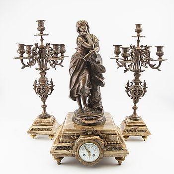 Table garniture 3 pcs 20th century. - Bukowskis