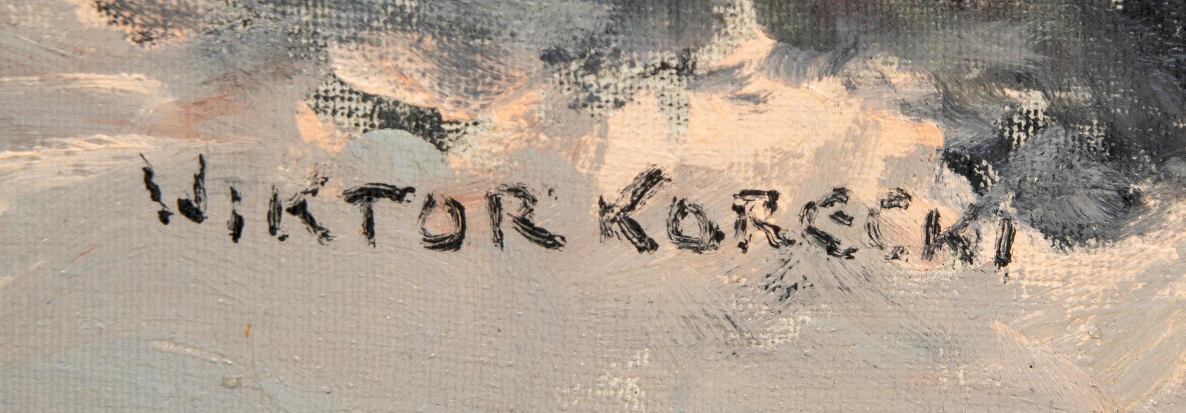 Wiktor Korecki, Winter Scene. - Bukowskis