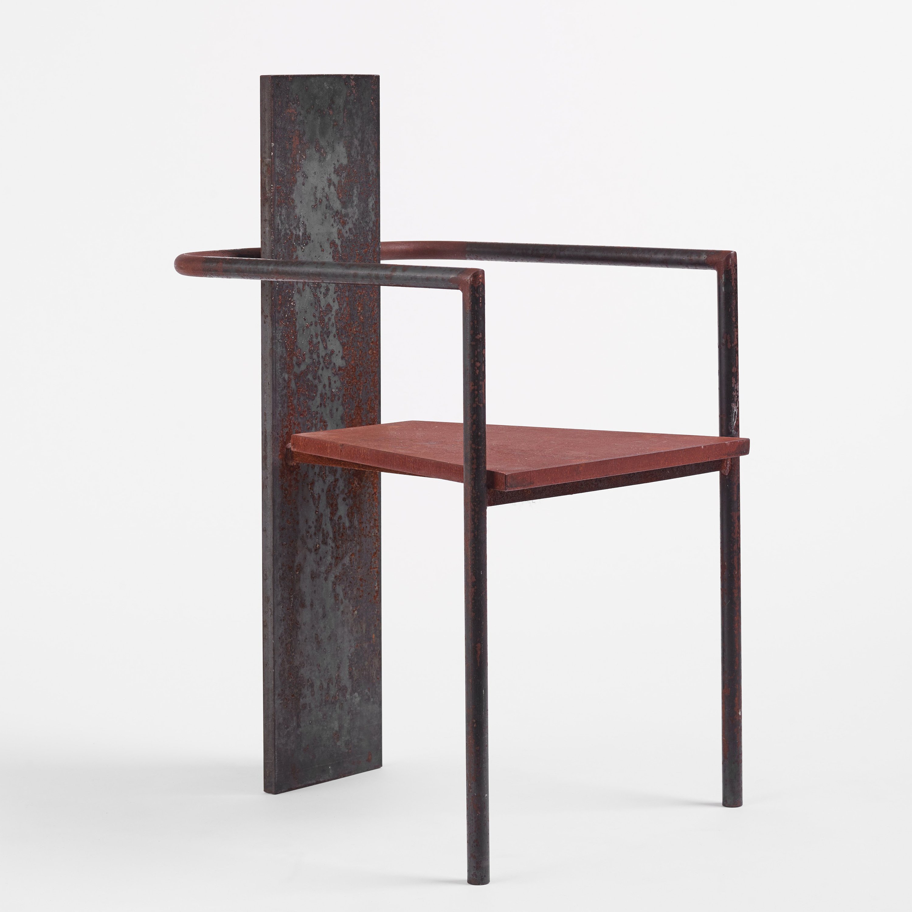 Jonas Bohlin, a rare "Iron Concrete" armchair, Källemo, Värnamo 1987 ...