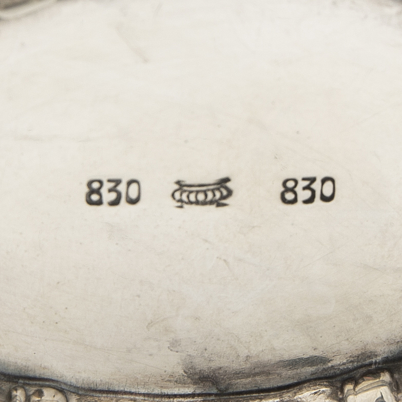 Carl Hoff sockerskål med lock, silver Helsingborg 1930. - Bukowskis