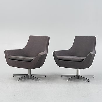 Roger Persson, armchairs, a pair, "Happy Swing", Swedese, 21st century ...