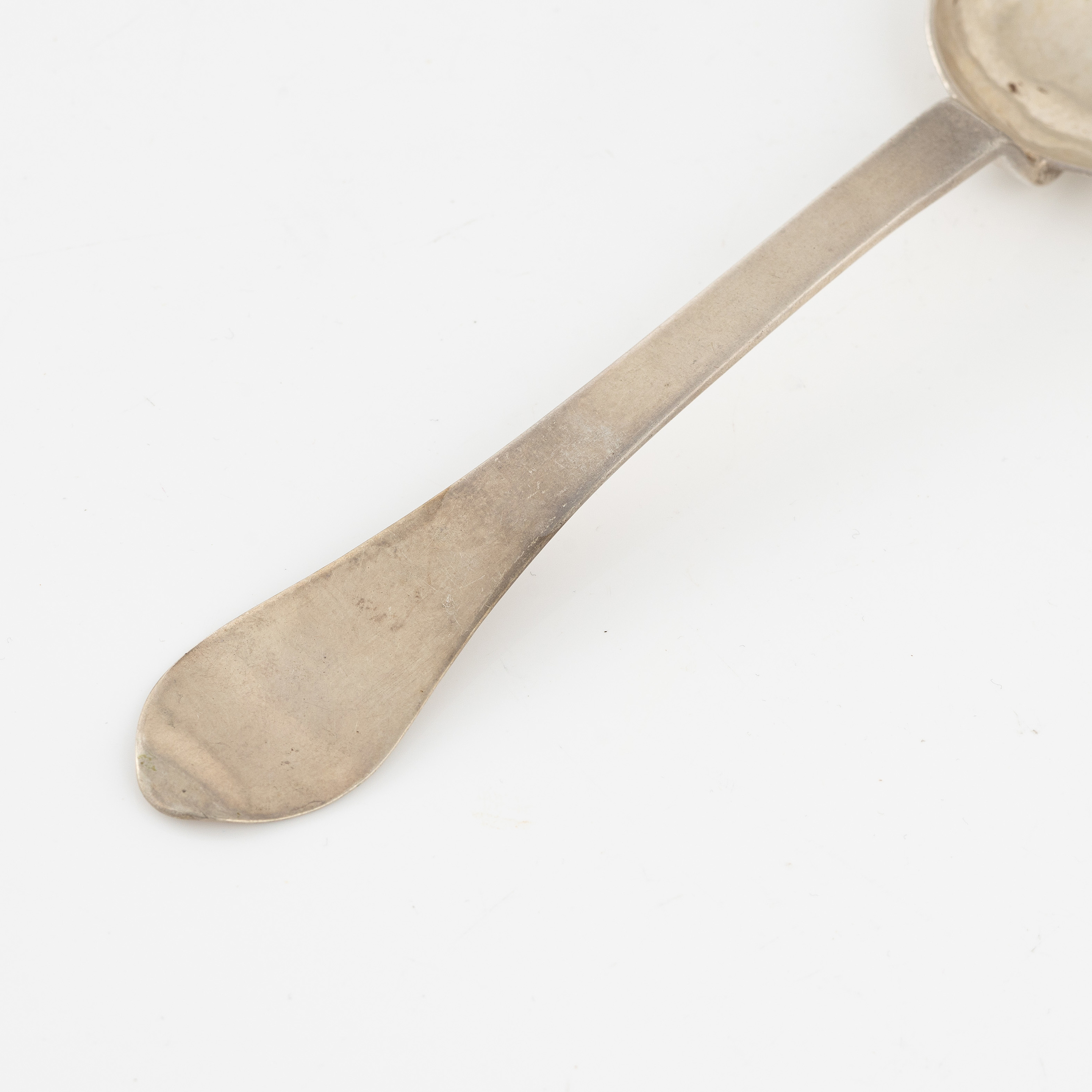 A Swedish 18th century silver spoon, marks of Johan Dragman, Arboga ...