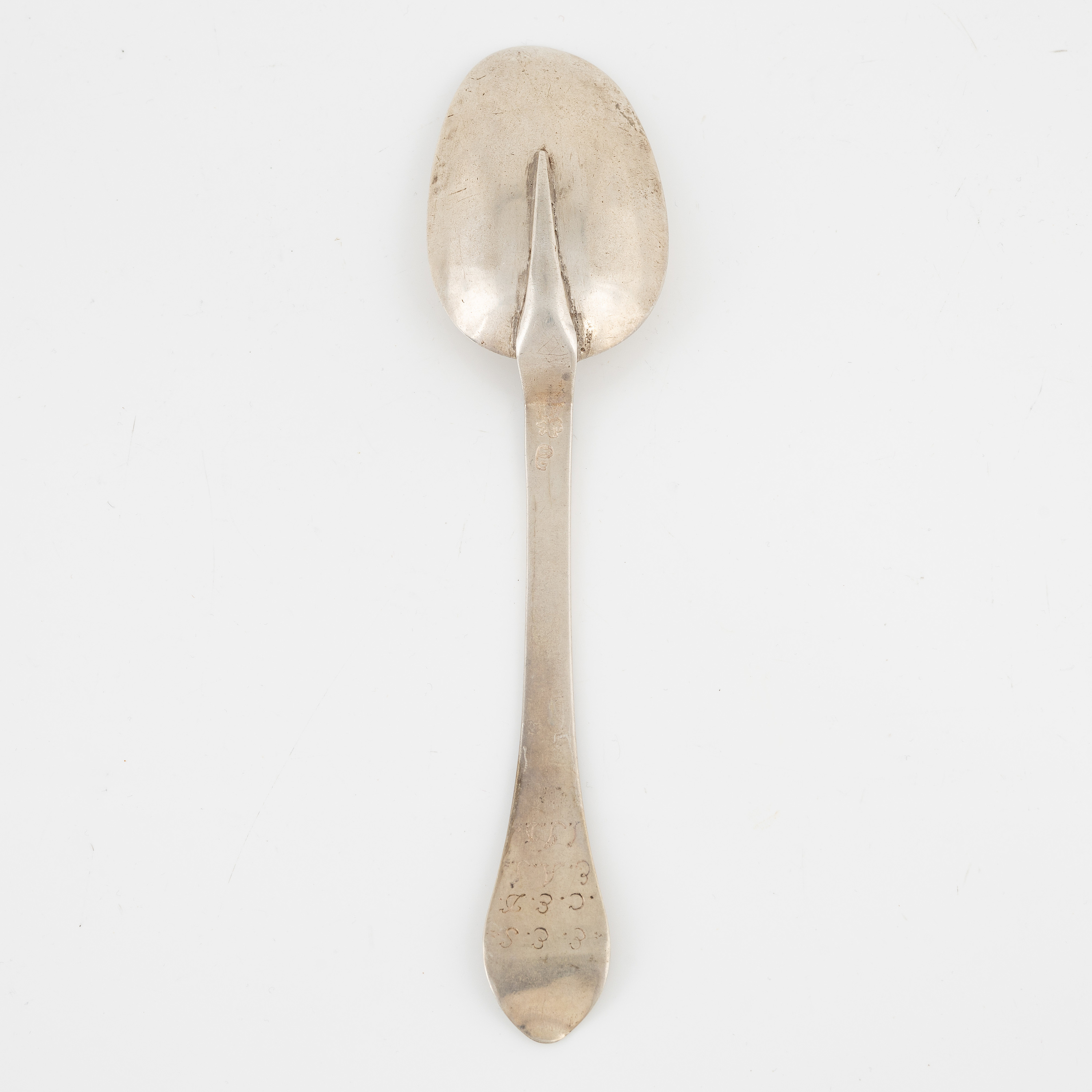 A Swedish 18th century silver spoon, marks of Johan Dragman, Arboga ...