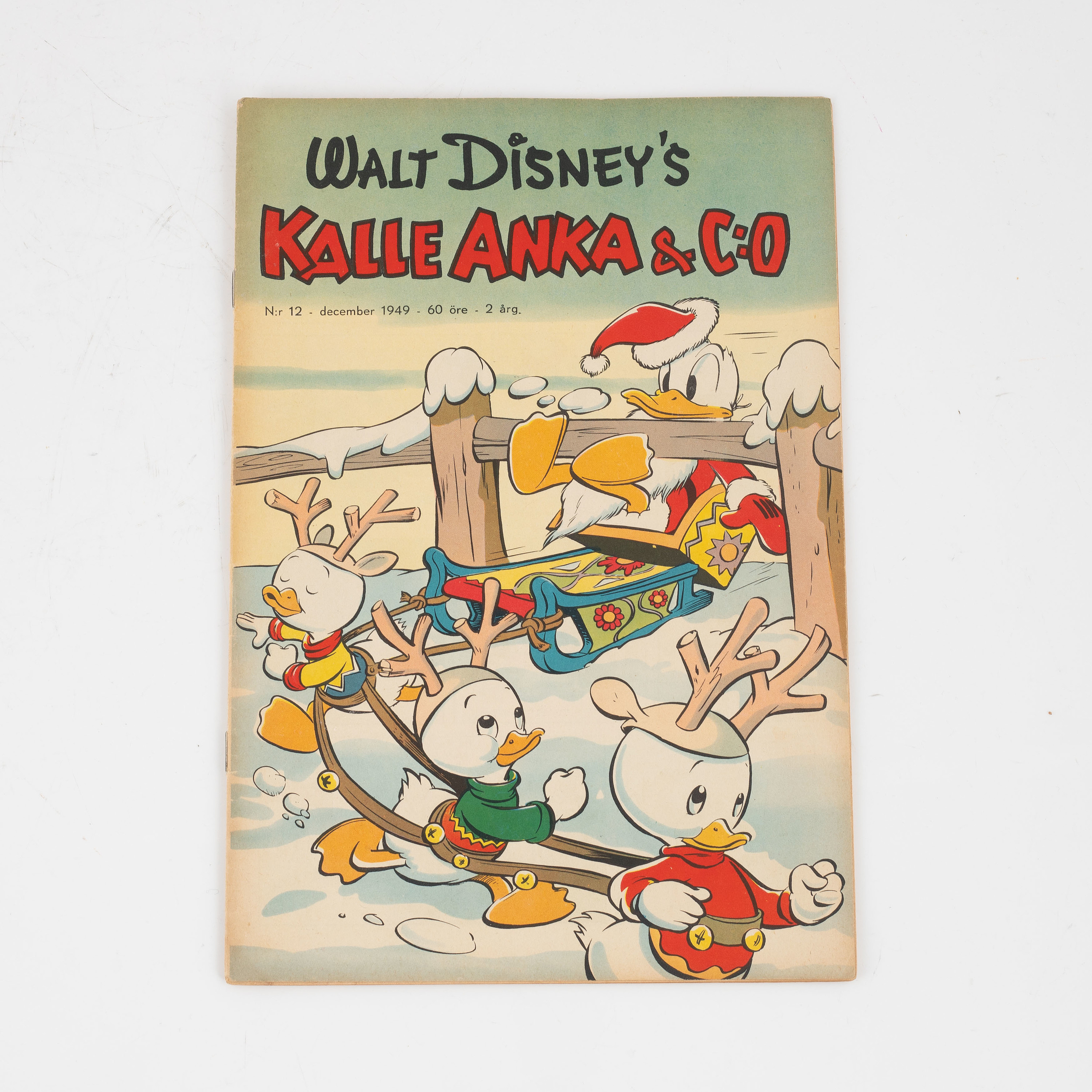 Serietidning, "Kalle Anka & Co" Nr 12, 1949. - Bukowskis