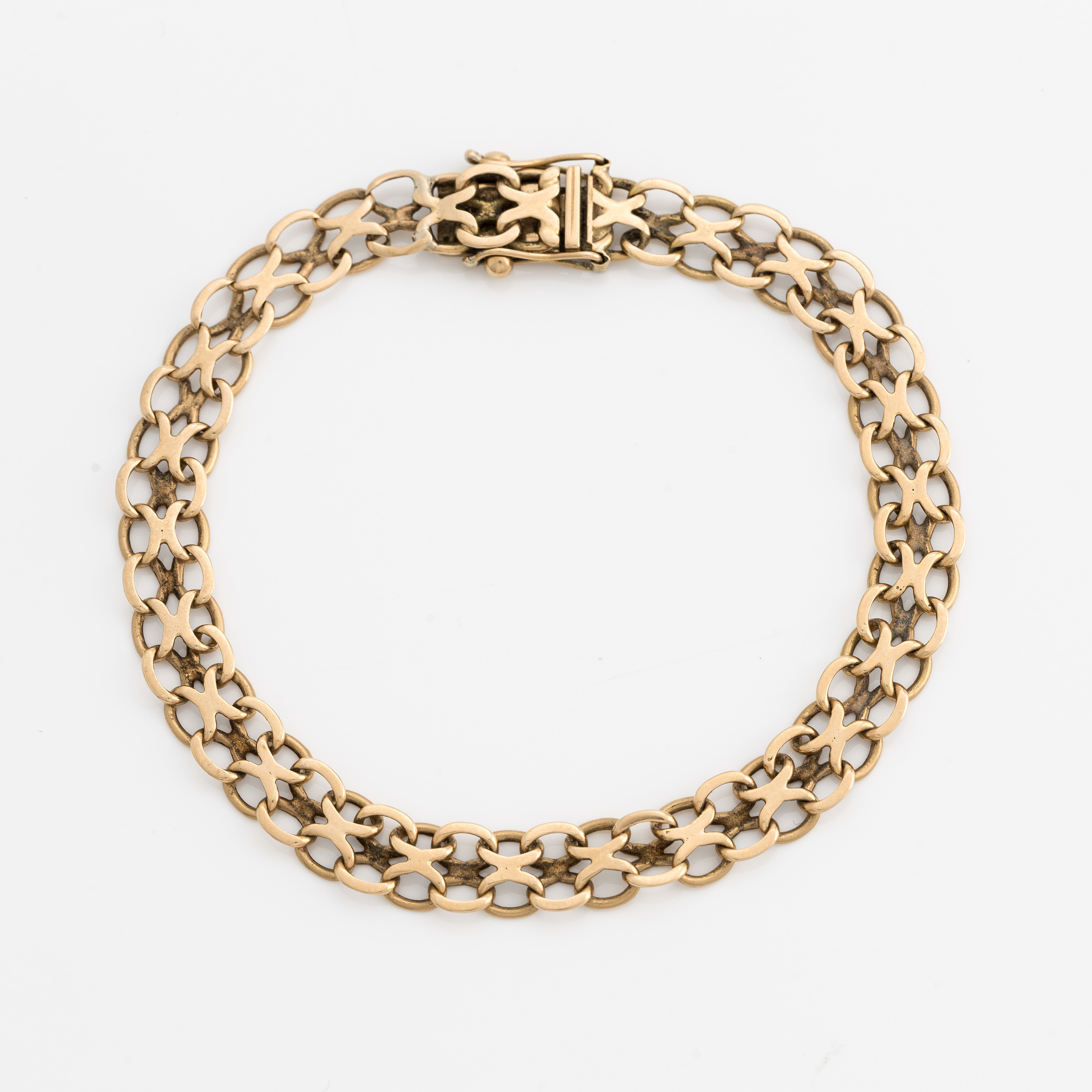 Bracelet, 18K gold, x-link. - Bukowskis