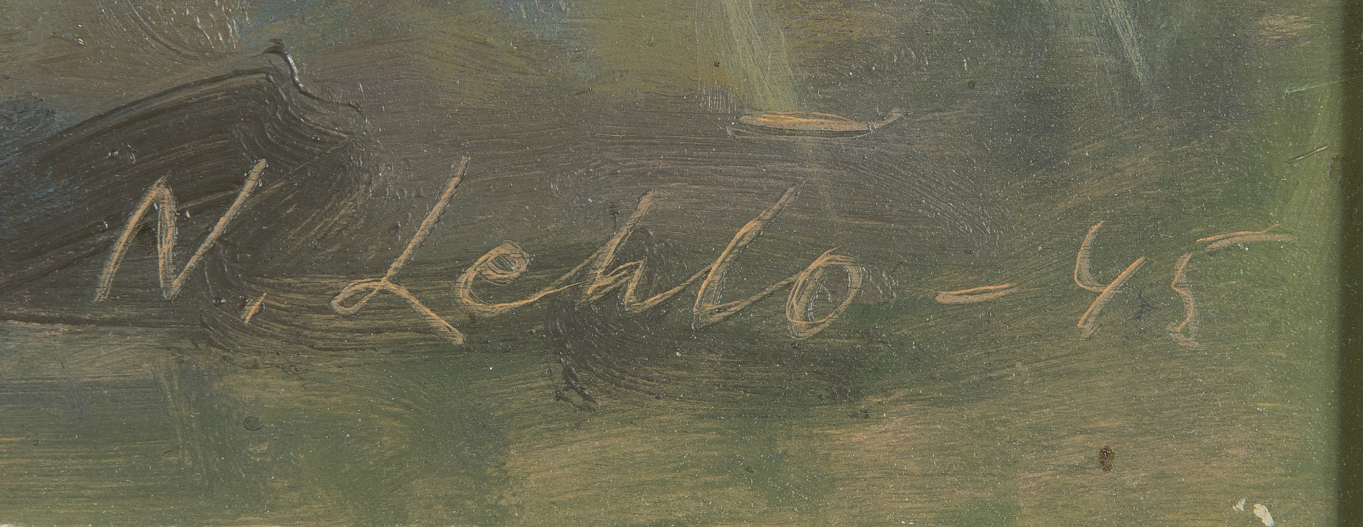 Nikolai Lehto, Forest landscape. - Bukowskis