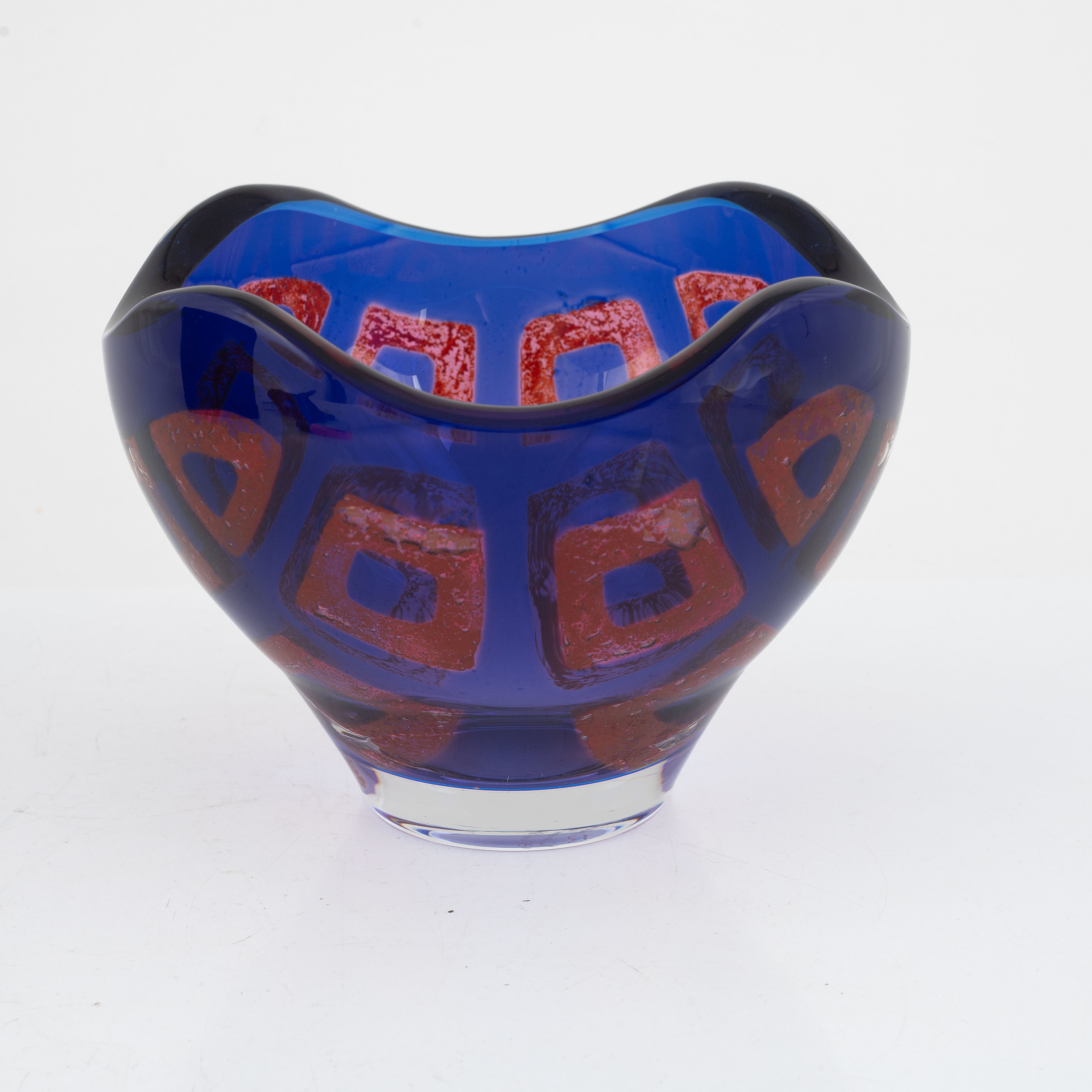 Sven Palmqvist, a "Ravenna" glass bowl, Orrafors, Sweden, 1977. - Bukowskis