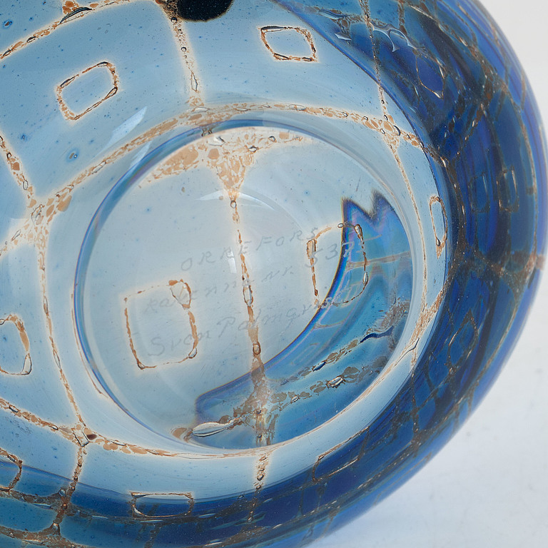 Sven Palmqvist, a 'Ravenna' bowl, Orrefors 1972. - Bukowskis
