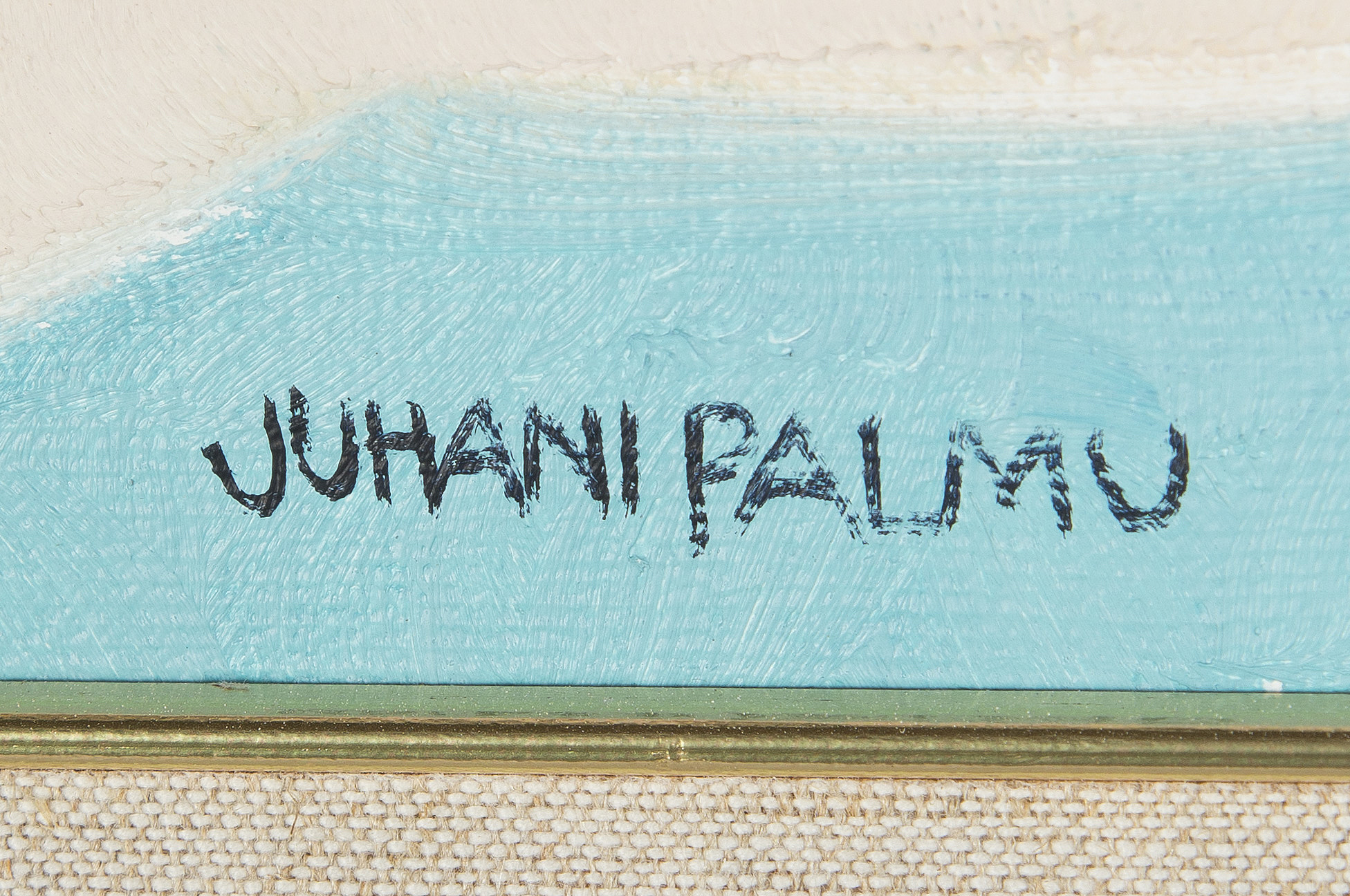 Juhani Palmu, Vinterlandskap. - Bukowskis