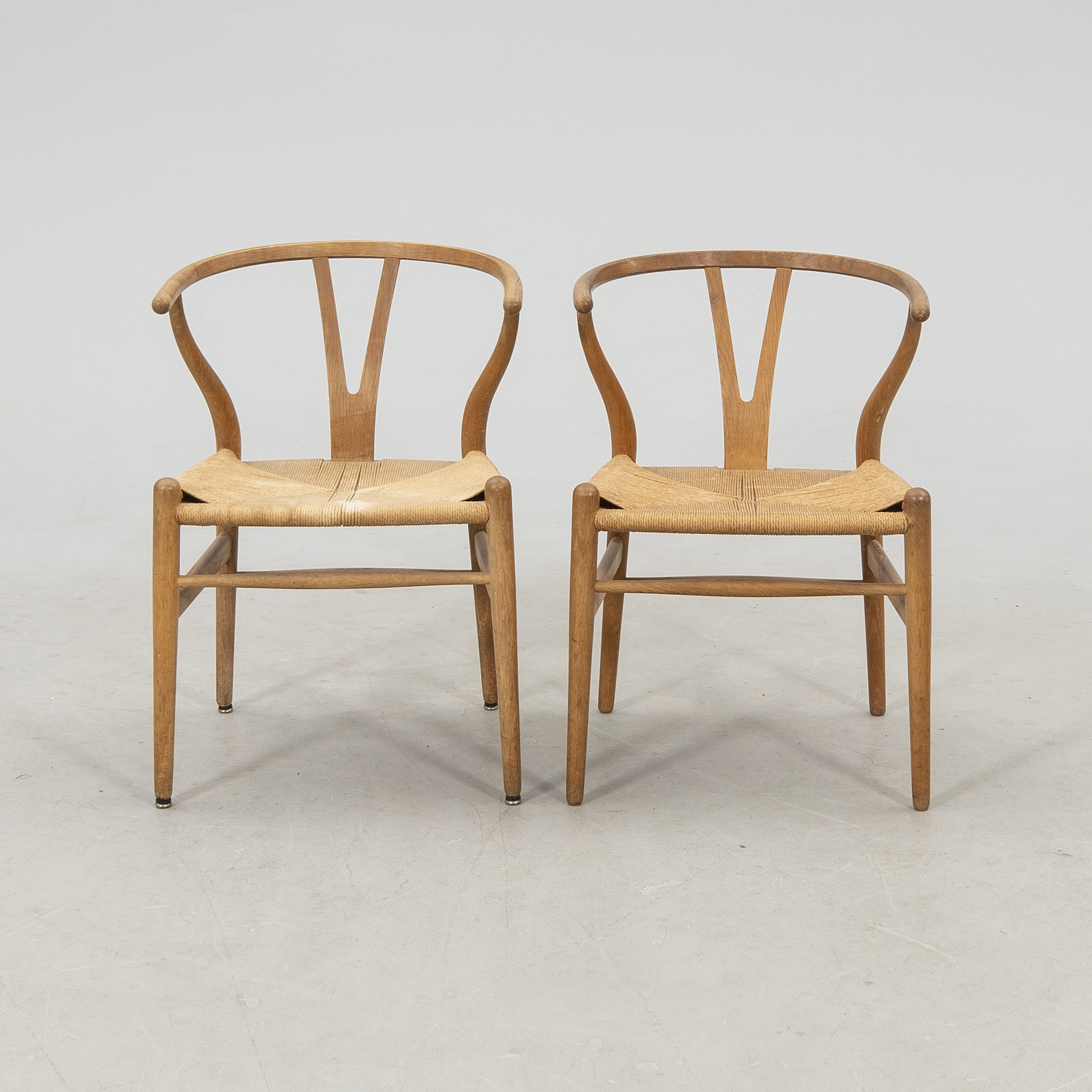 Hans J. Wegner, stolar, ett par, "Y-stolen", modell CH-24, Carl Hansen ...