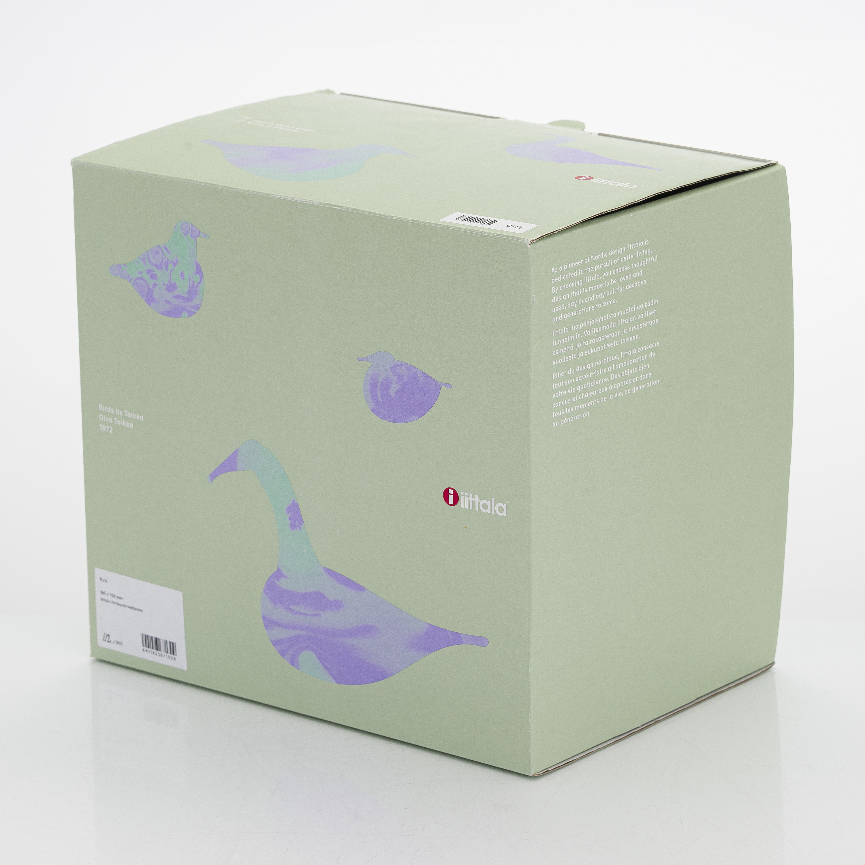 Oiva Toikka, A glass bird, signed Oiva Toikka IITTALA SCOPE 2021 112/500. - Bukowskis