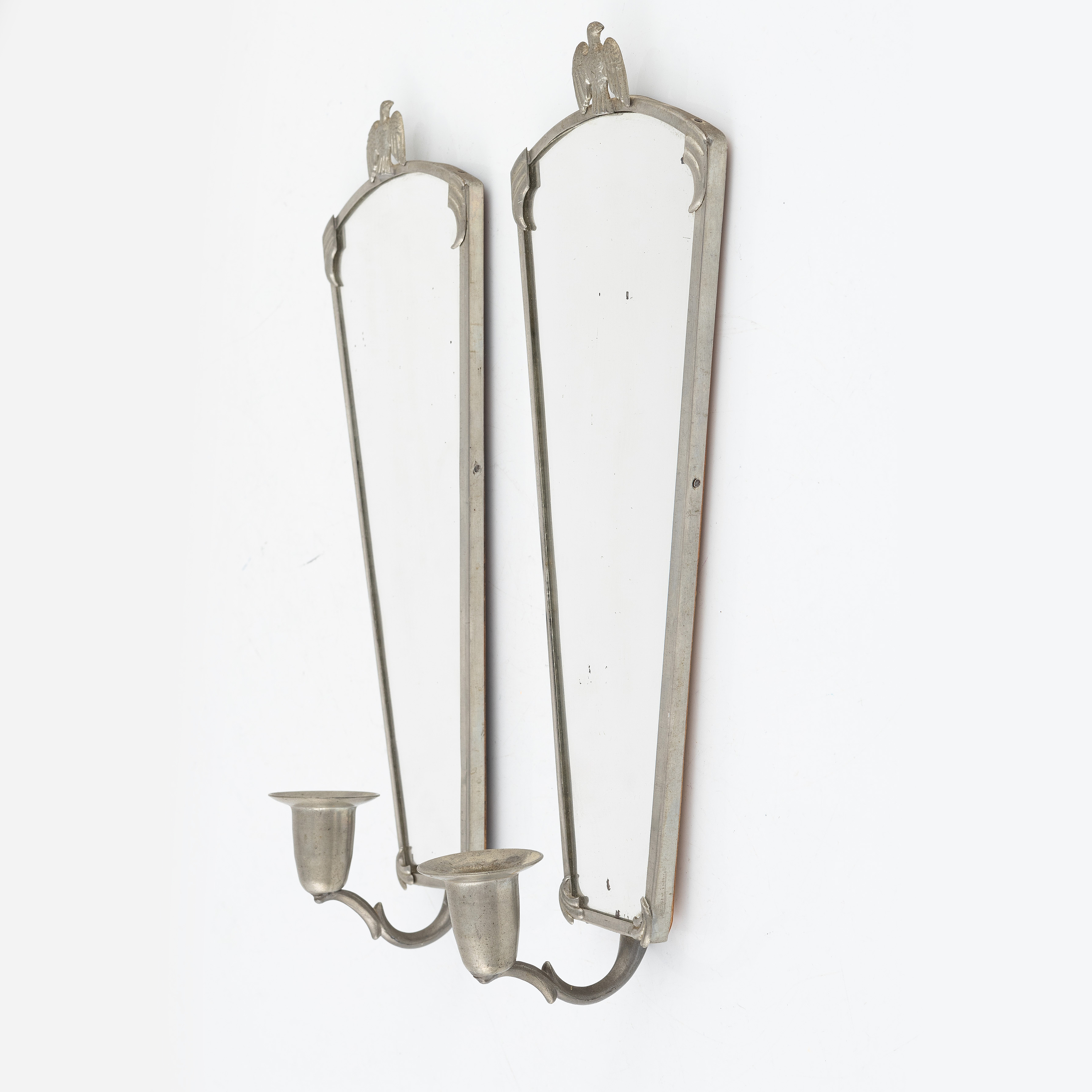A pair of pewter sconces, 1920's/30's. - Bukowskis