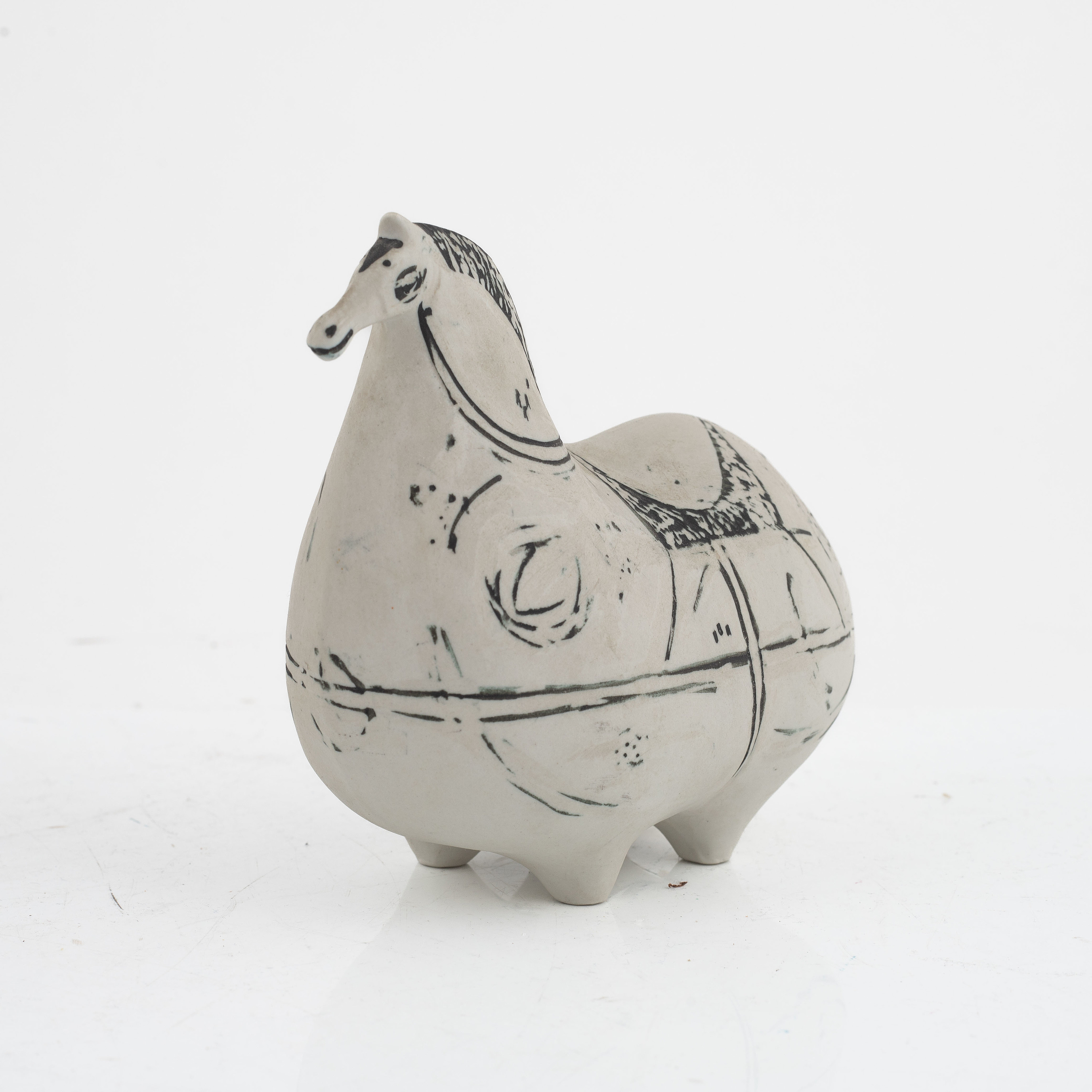 Stig Lindberg, figurin, "Springare", Gustavsbergs studio. - Bukowskis