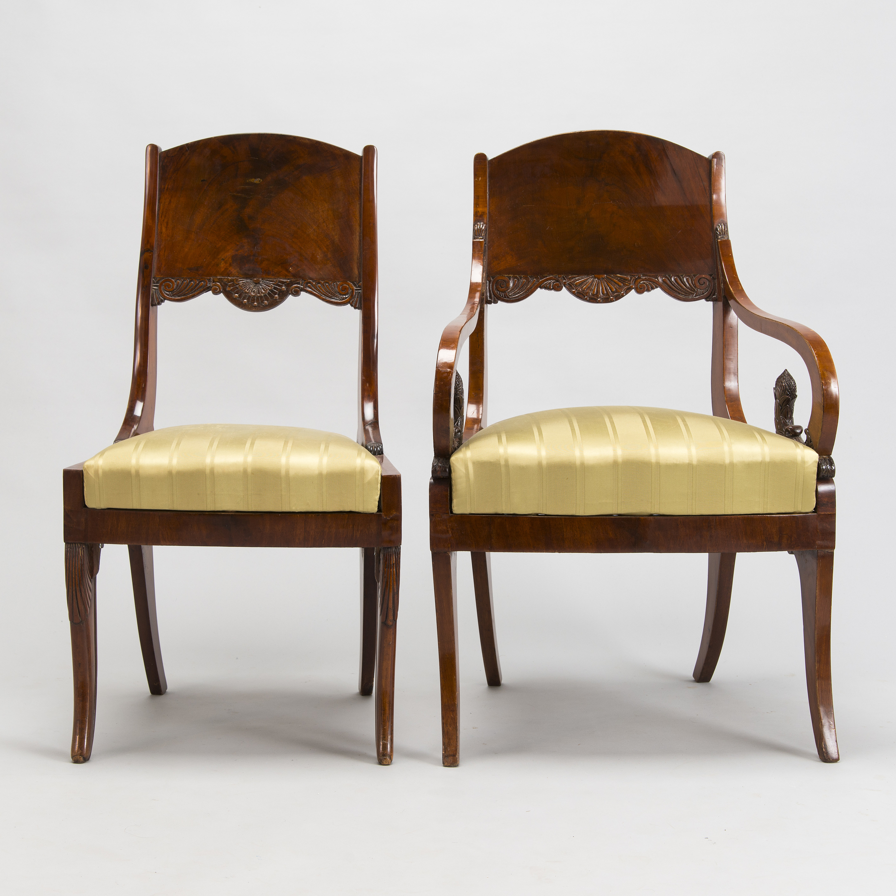 A Baltic Empire style drawing room suite, first half of the 19th ...