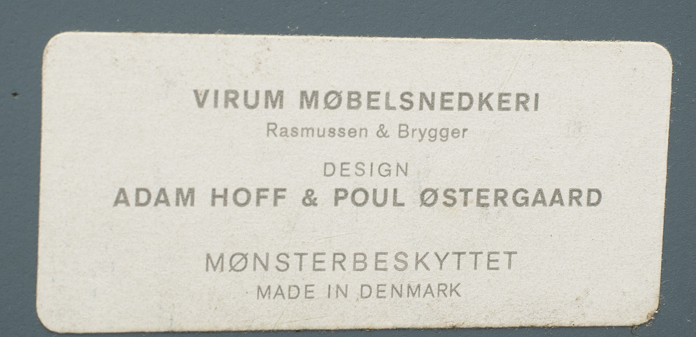 Adam Hoff & Poul Östergaard clothes stand/valet, Virum Möbelsnickeri ...