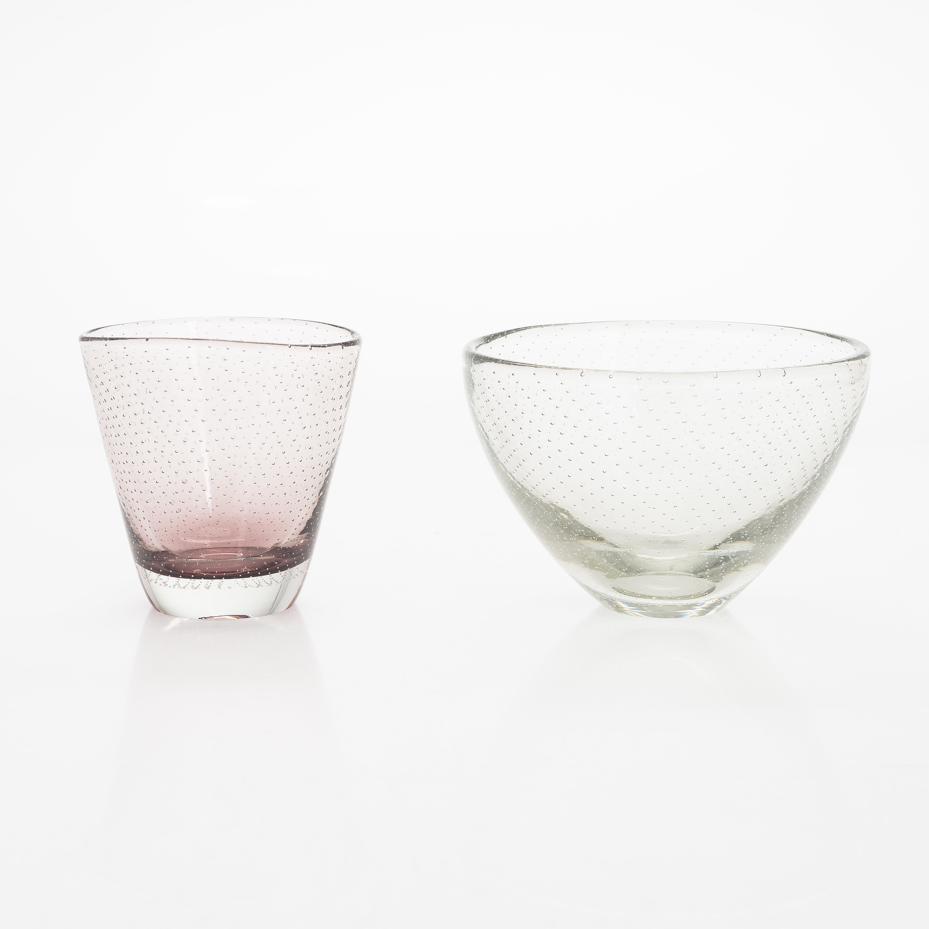 Gunnel Nyman, a set of two vases, Unclearly signed Gunnel Nyman ...