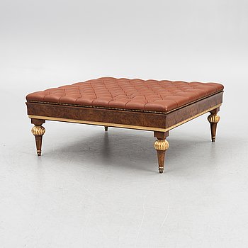 A classic style ottoman from Francesco Molon, late 20th century ...