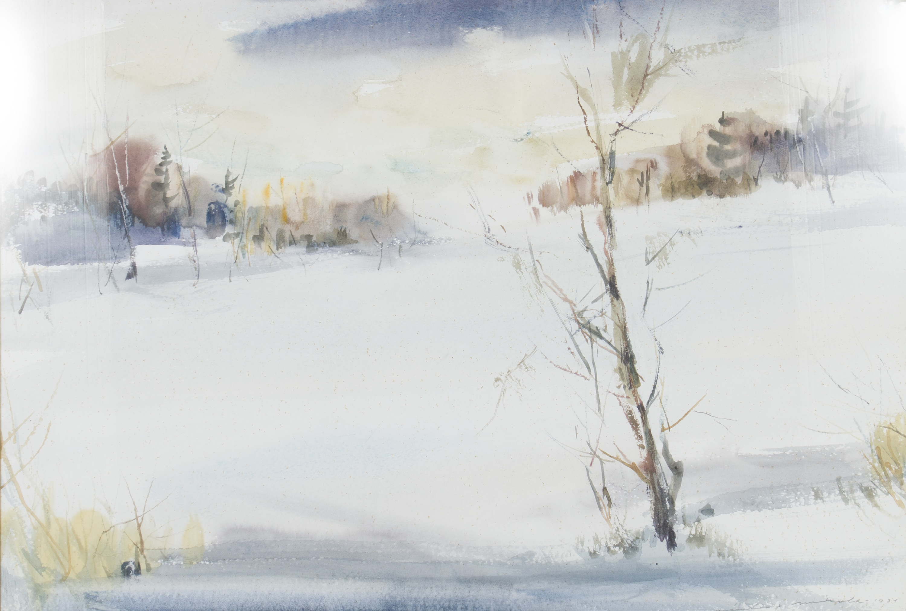 Nandor Mikola, Vinterlandskap. - Bukowskis