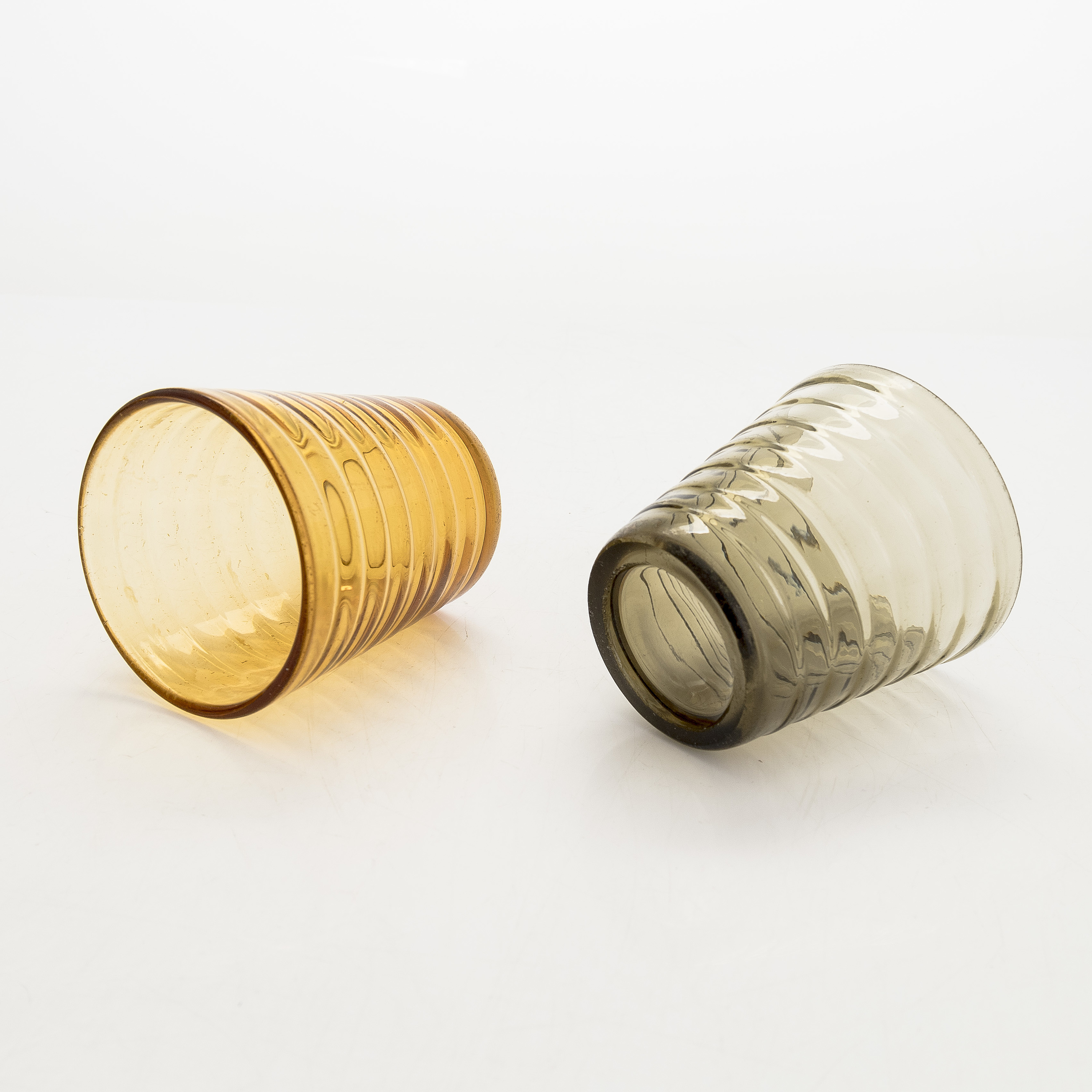 Aino Aalto, a set of 10 drinking glasses for Karhula Glassworks 1930s ...