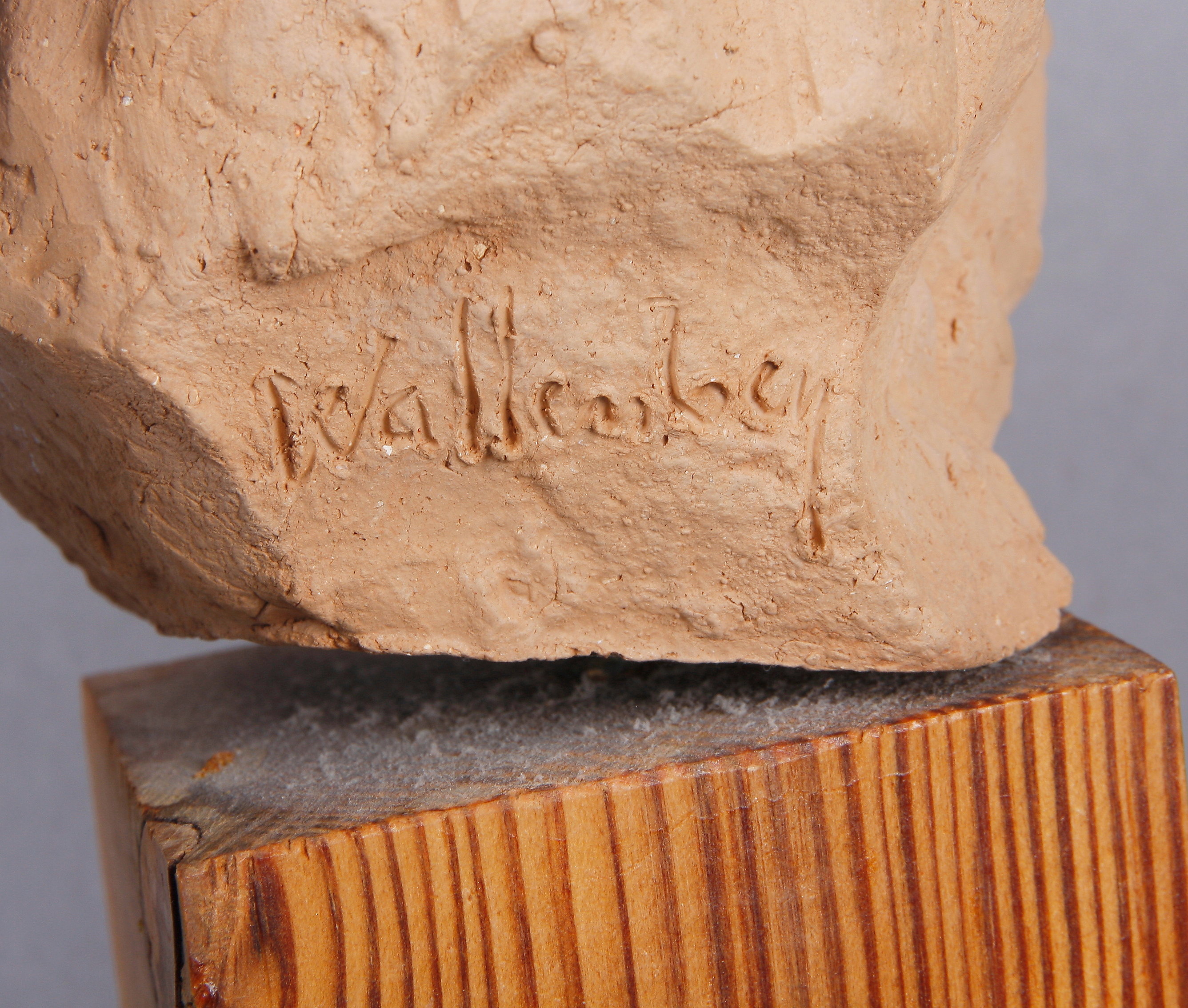 AXEL WALLENBERG, skulptur, lergods. Sign. - Bukowskis