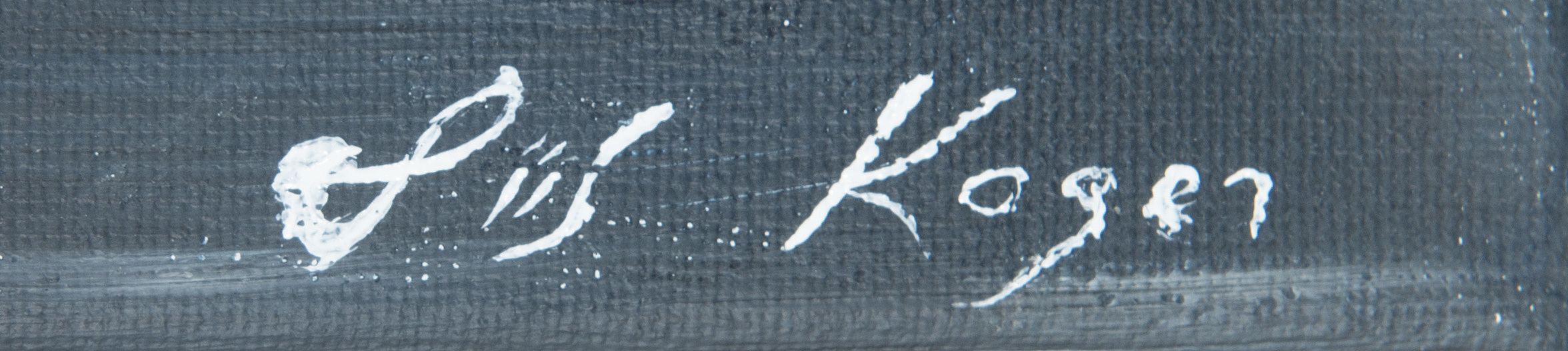 Liis Koger, "Glacial Blue". - Bukowskis