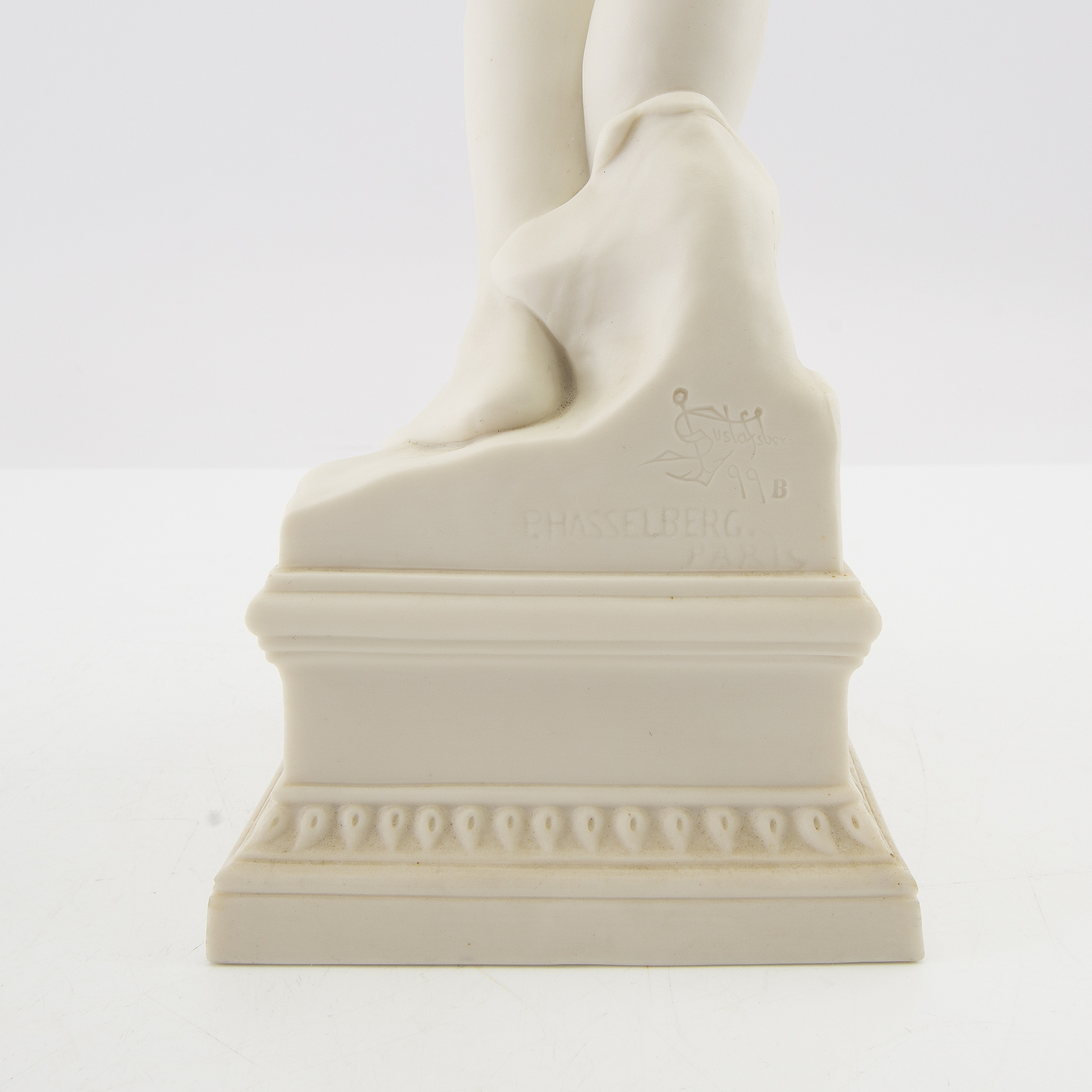 Per Hasselberg, after, parian sculpture, Gustafsberg 1899. - Bukowskis