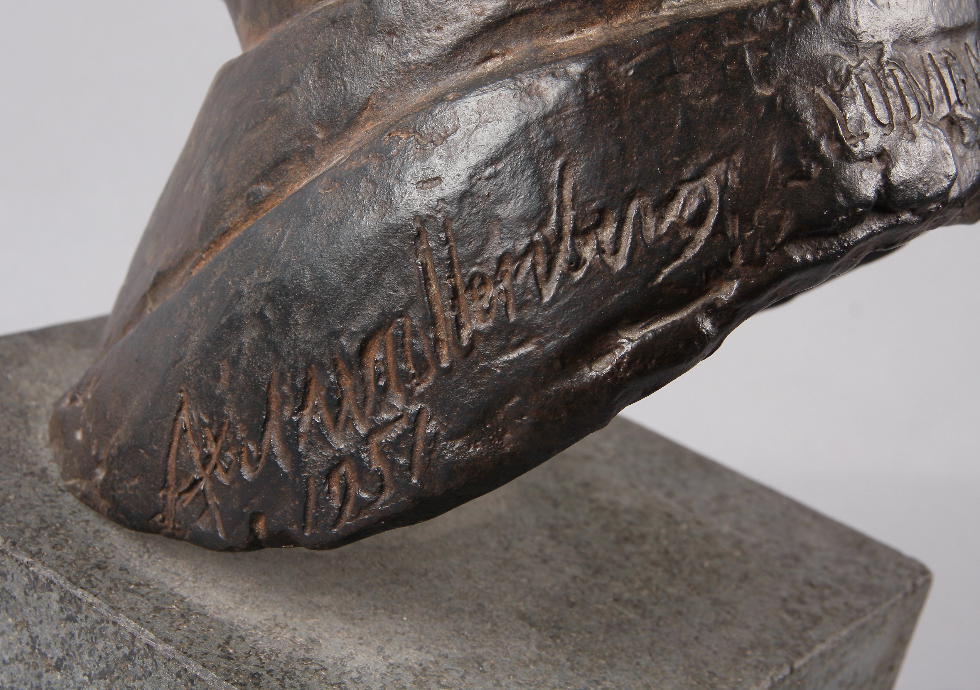 AXEL WALLENBERG, skulptur, brons. Sign o dat 1951. - Bukowskis