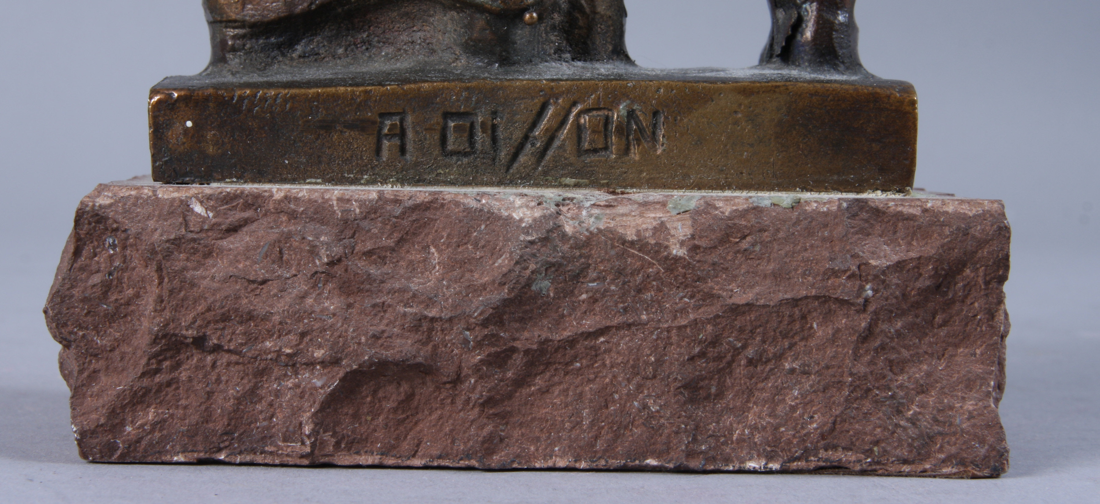 AXEL OLSSON, skulptur, brons, sign. - Bukowskis