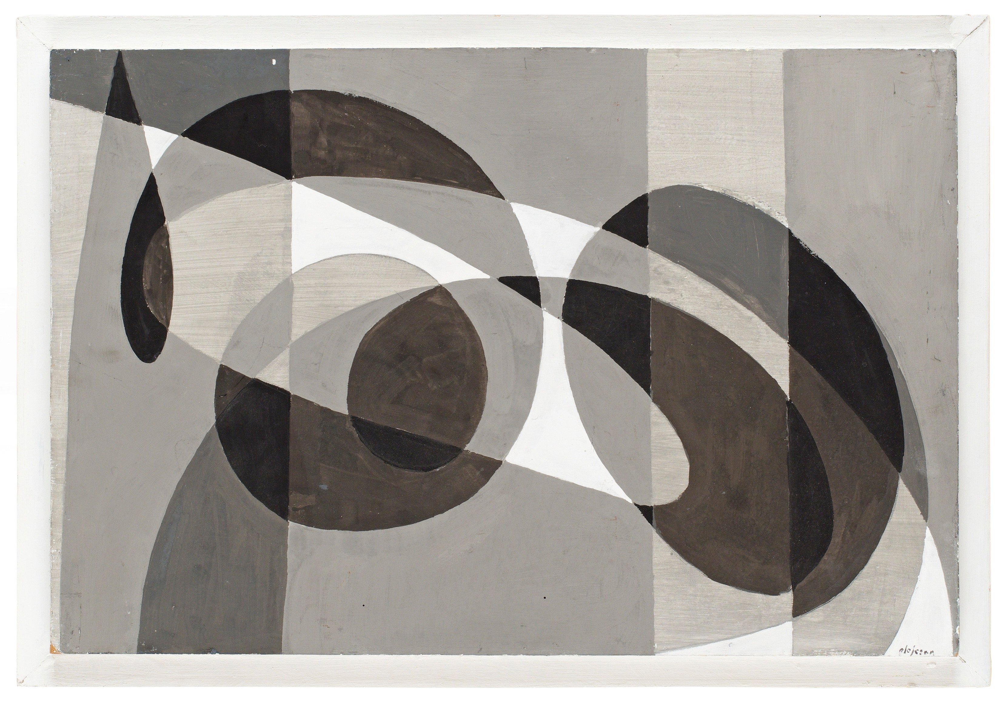 Pierre Olofsson, Gray Composition. - Bukowskis