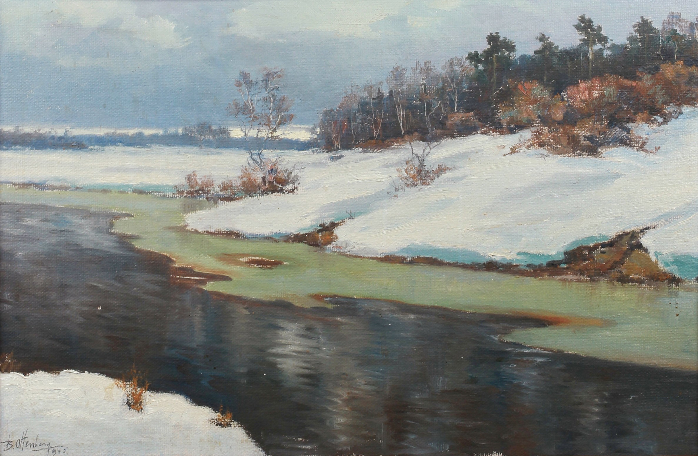 BORIS OTTENBERG, olja på duk, sign o dat 1945. - Bukowskis