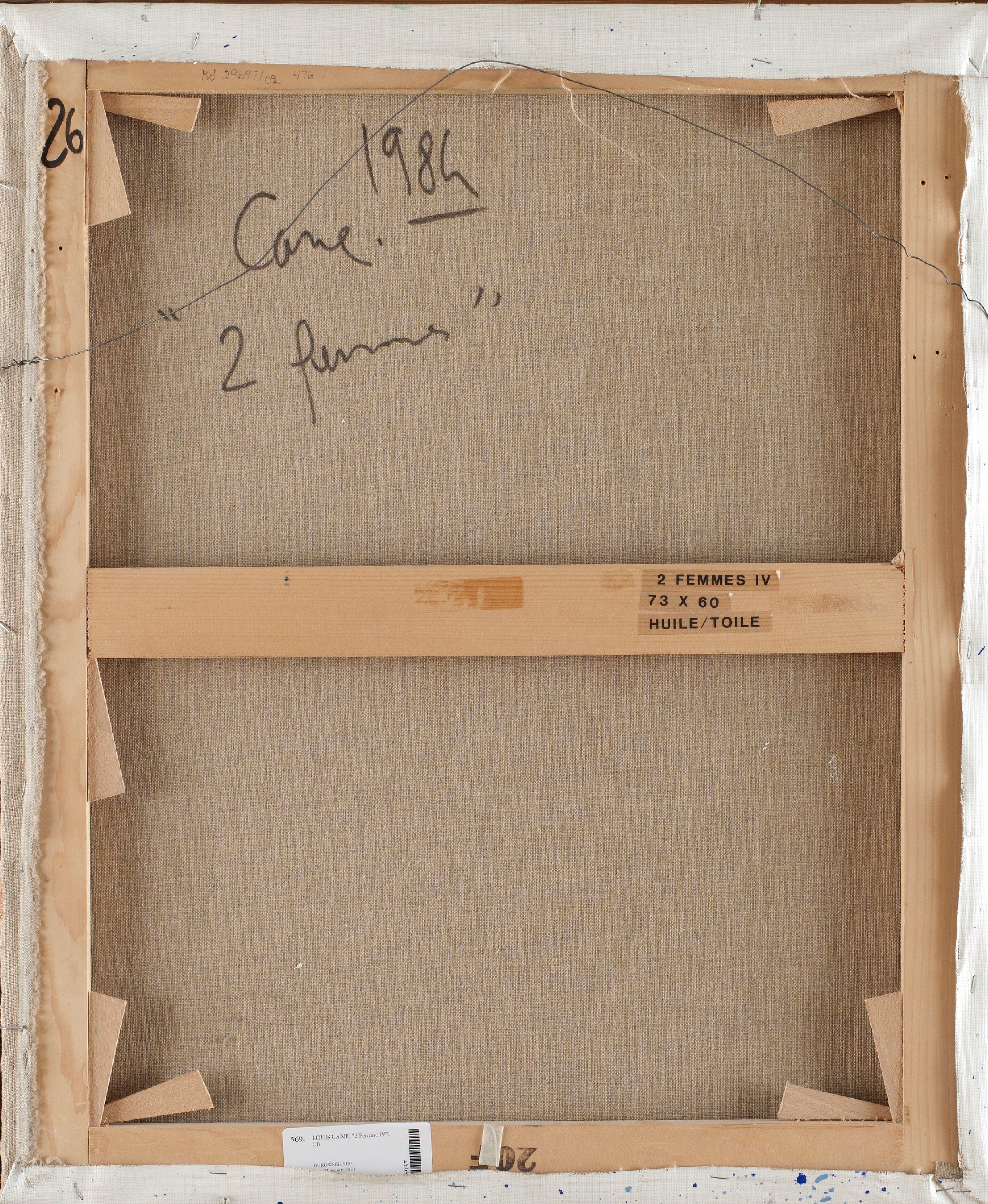 Louis Cane, "2 Femme IV". - Bukowskis