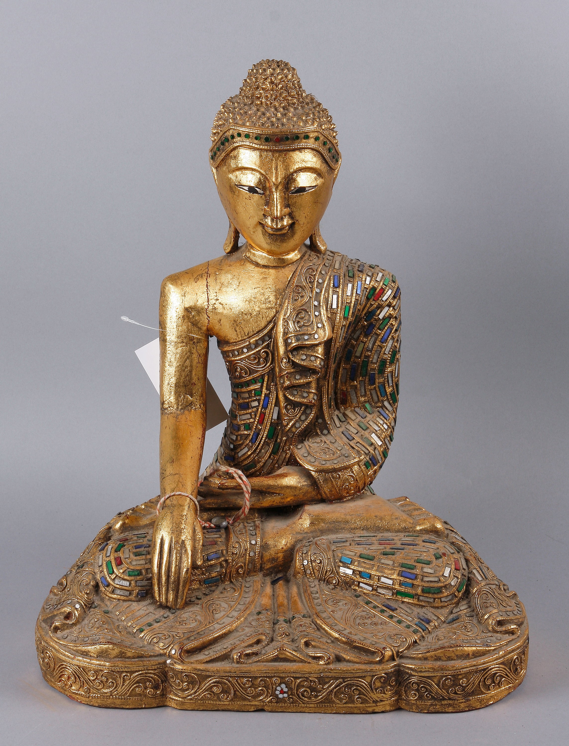BUDDHA, trä, orientalisk, 1900-tal. - Bukowskis