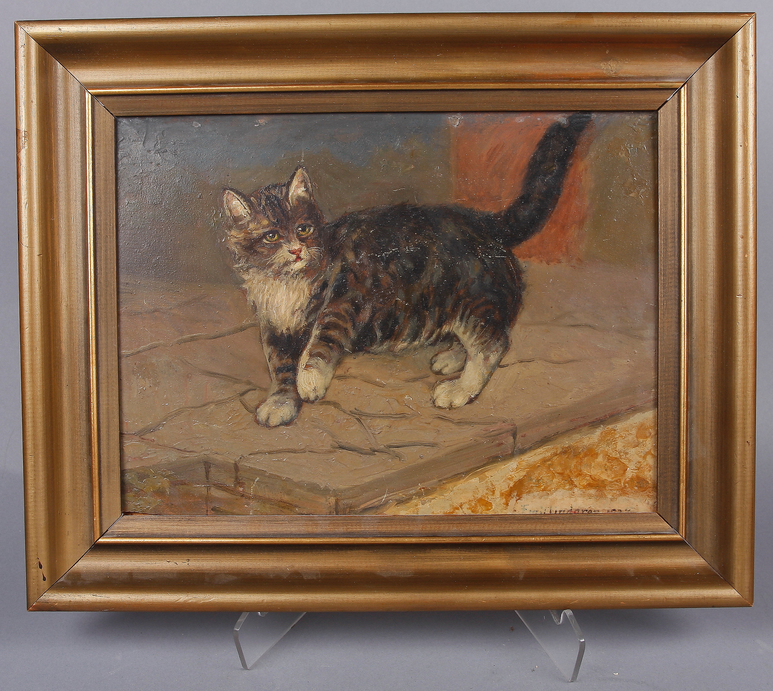 EMIL LINDGREN, olja på pannå. Sign o dat 1927. - Bukowskis