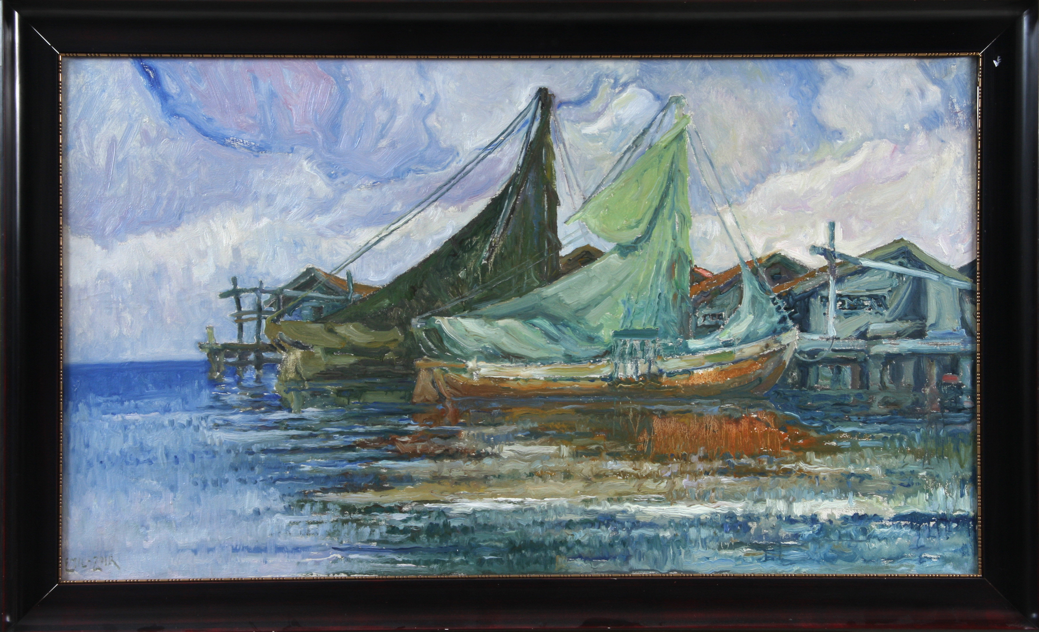 EMIL ZOIR, olja på duk, sign. - Bukowskis