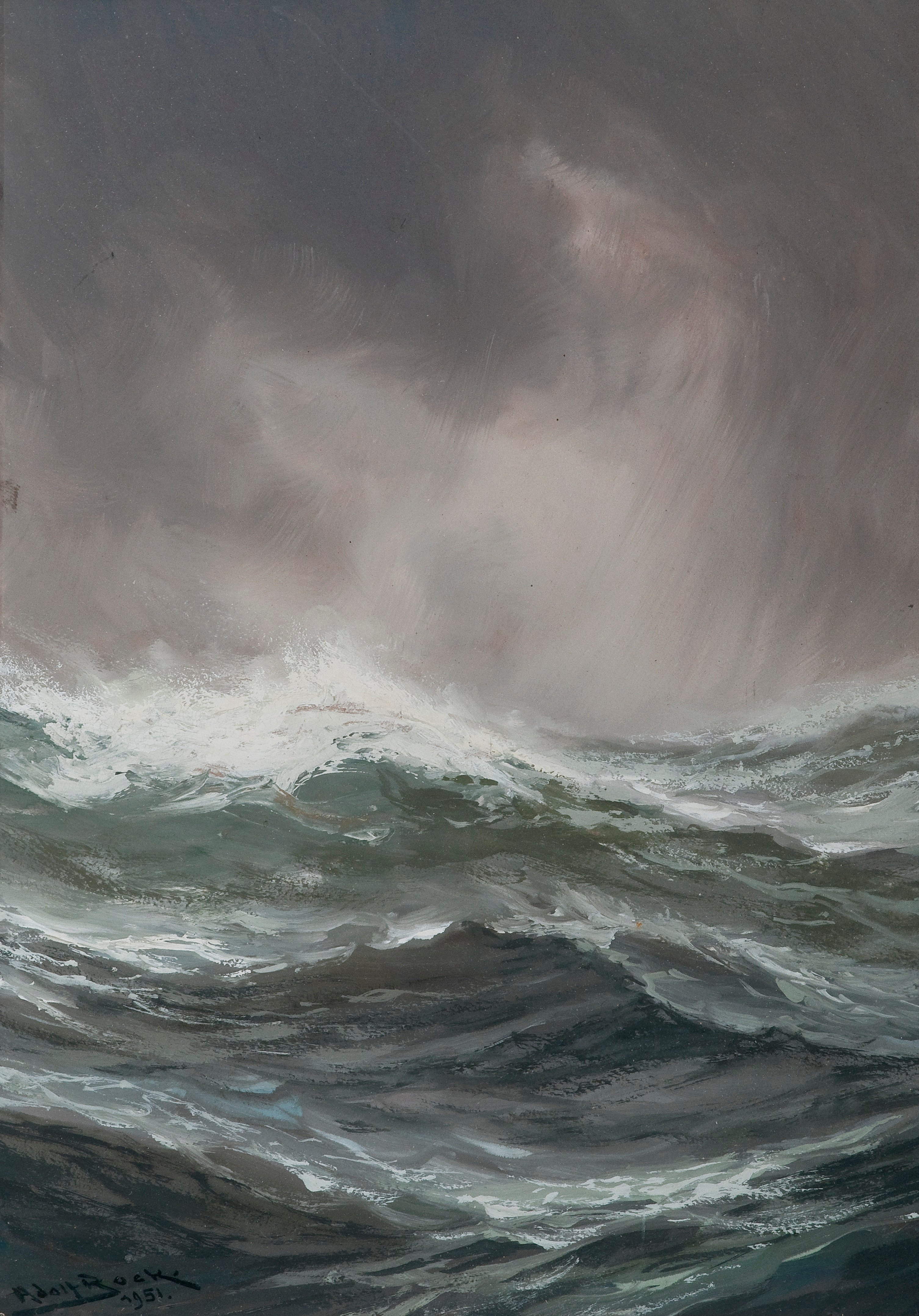 Adolf Bock, KUOHUVAA VETTÄ. - Bukowskis