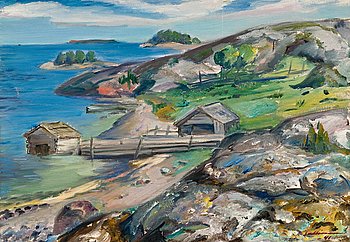 Tyko Sallinen, VIEW FROM THE ARCHIPELAGO. - Bukowskis