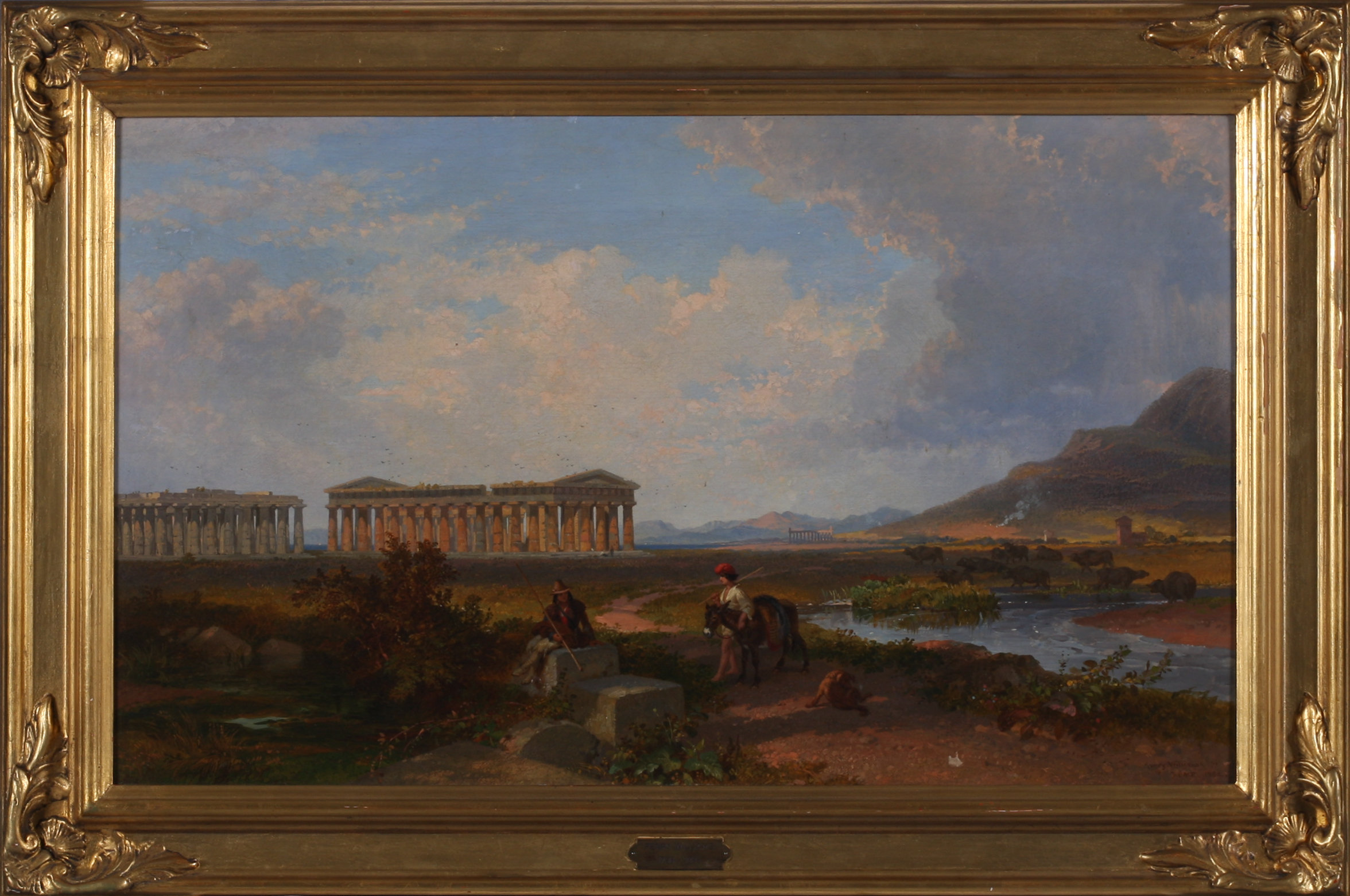 PENRY WILLIAMS, olja på duk, sign o dat Rom 1862. - Bukowskis