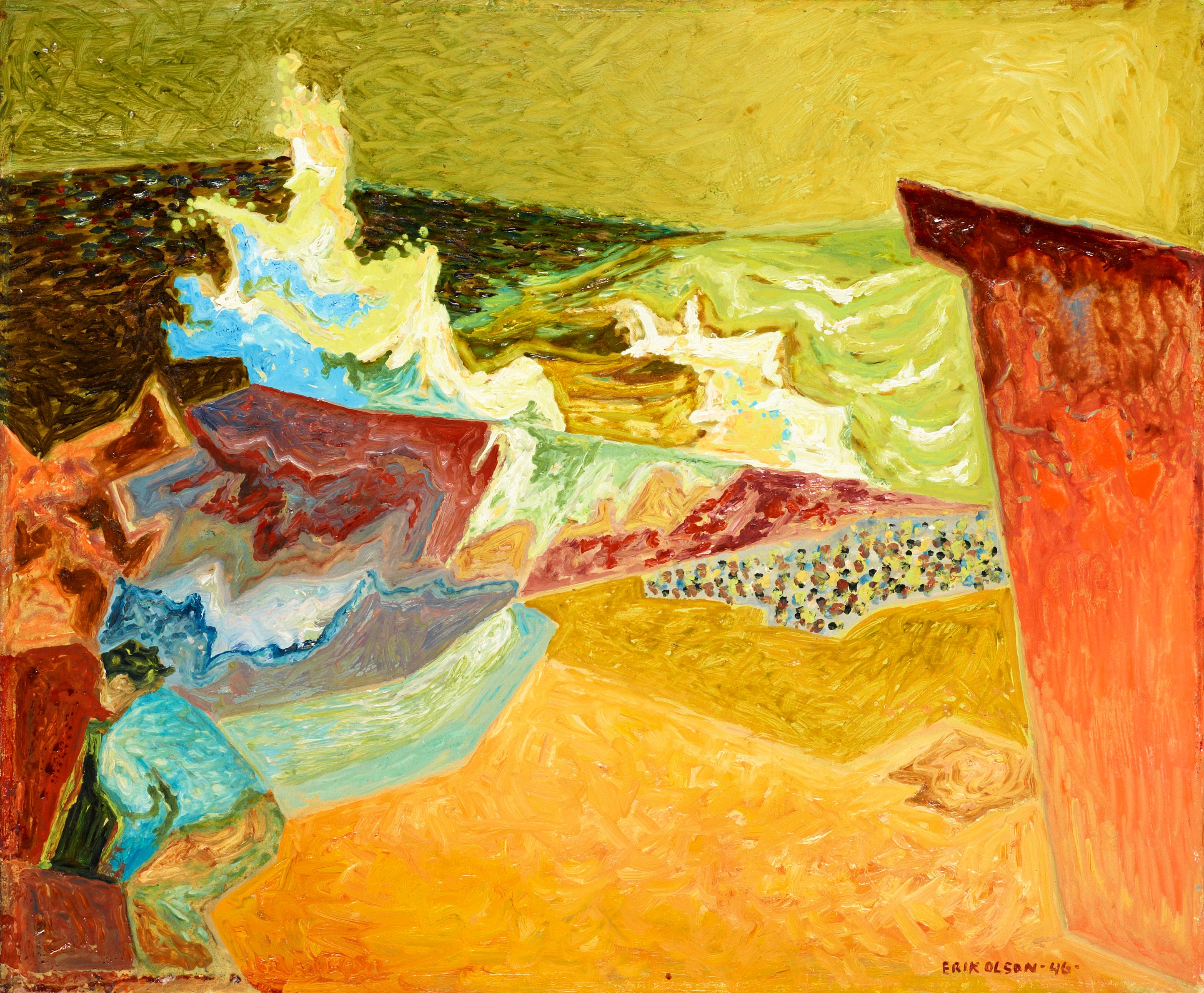 Erik Olson, "The wave". - Bukowskis