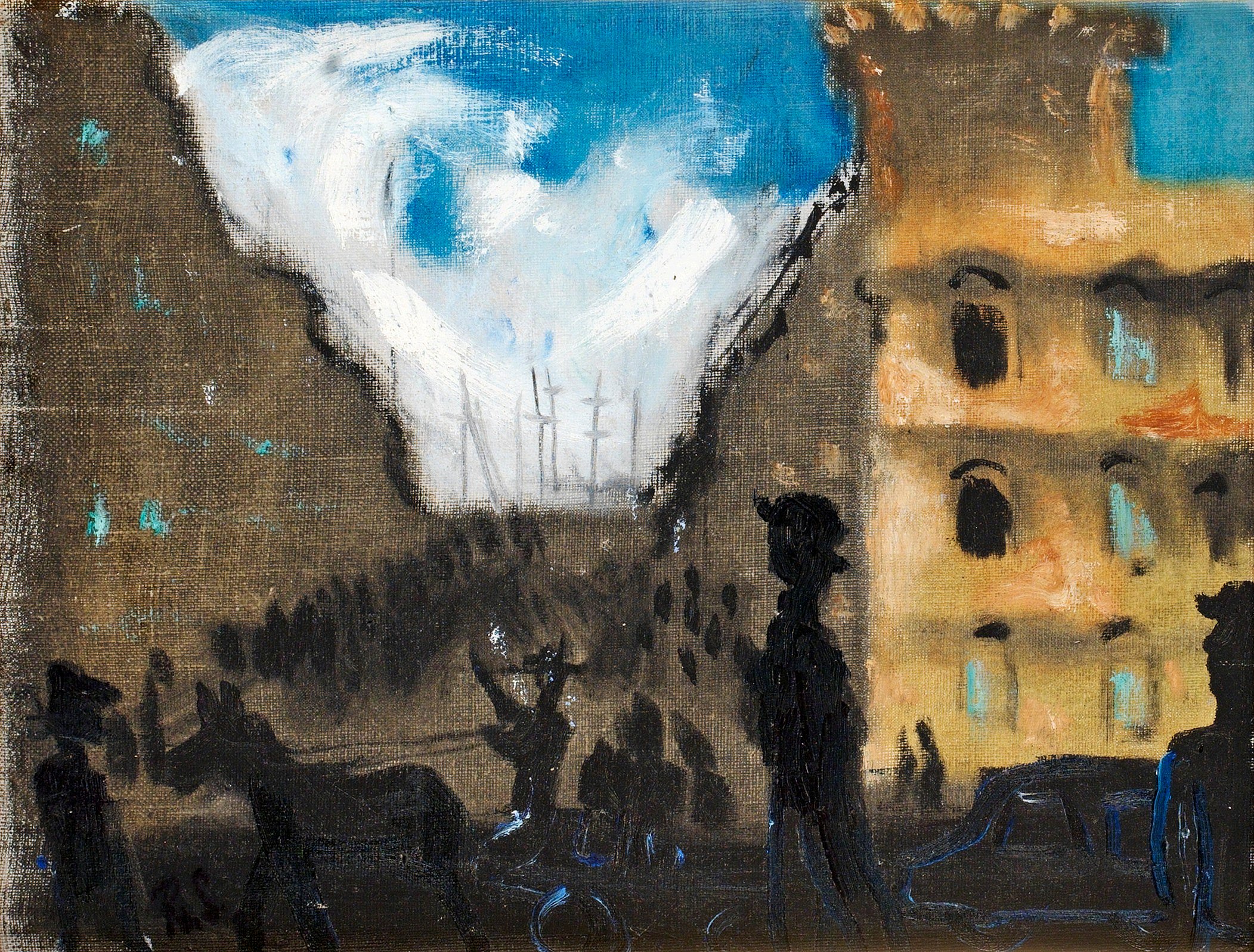 Ragnar Sandberg, City motif. - Bukowskis