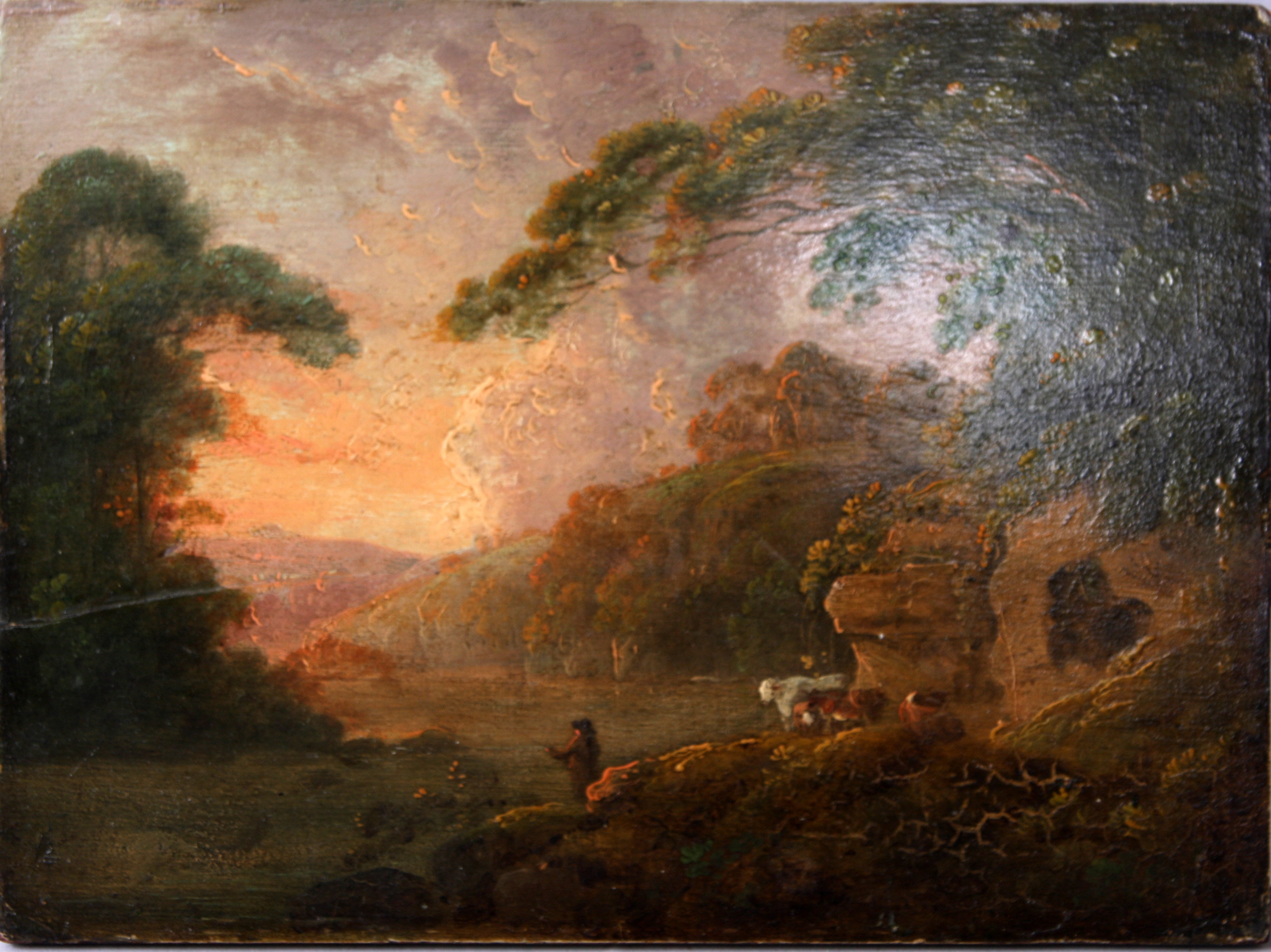 JOHN RATHBONE, hans art, olja på pannå. - Bukowskis