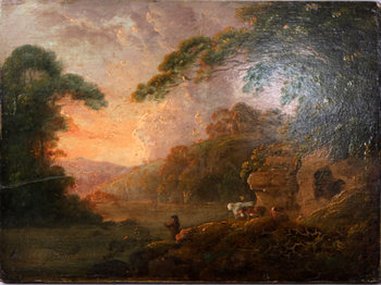 JOHN RATHBONE, hans art, olja på pannå. - Bukowskis