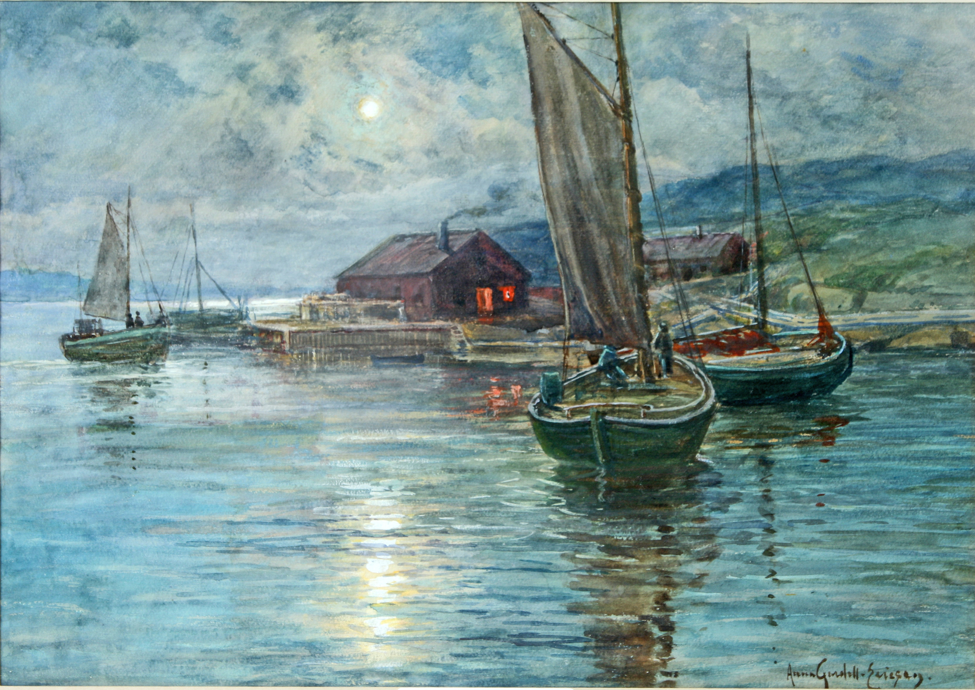 ANNA GARDELL-ERICSON, akvarell, sign. - Bukowskis